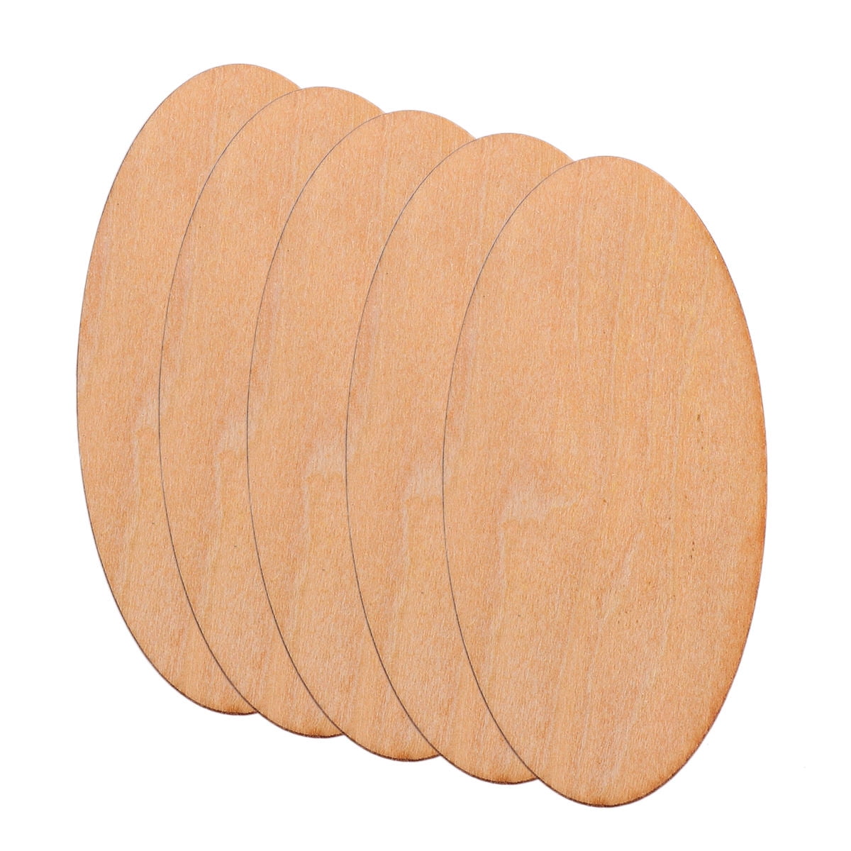 SWETRACE Wooden Oval Shapes 20Pcs For Painting And Educational Use ...
