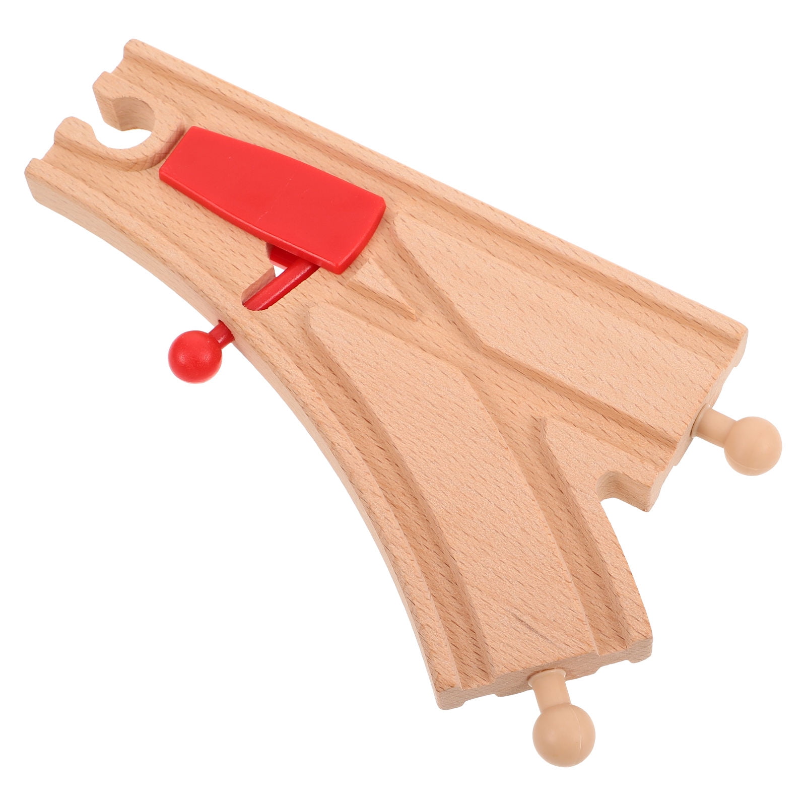 SWETRACE Wooden Train Track Connector Pieces 1Pack for Train Set ...