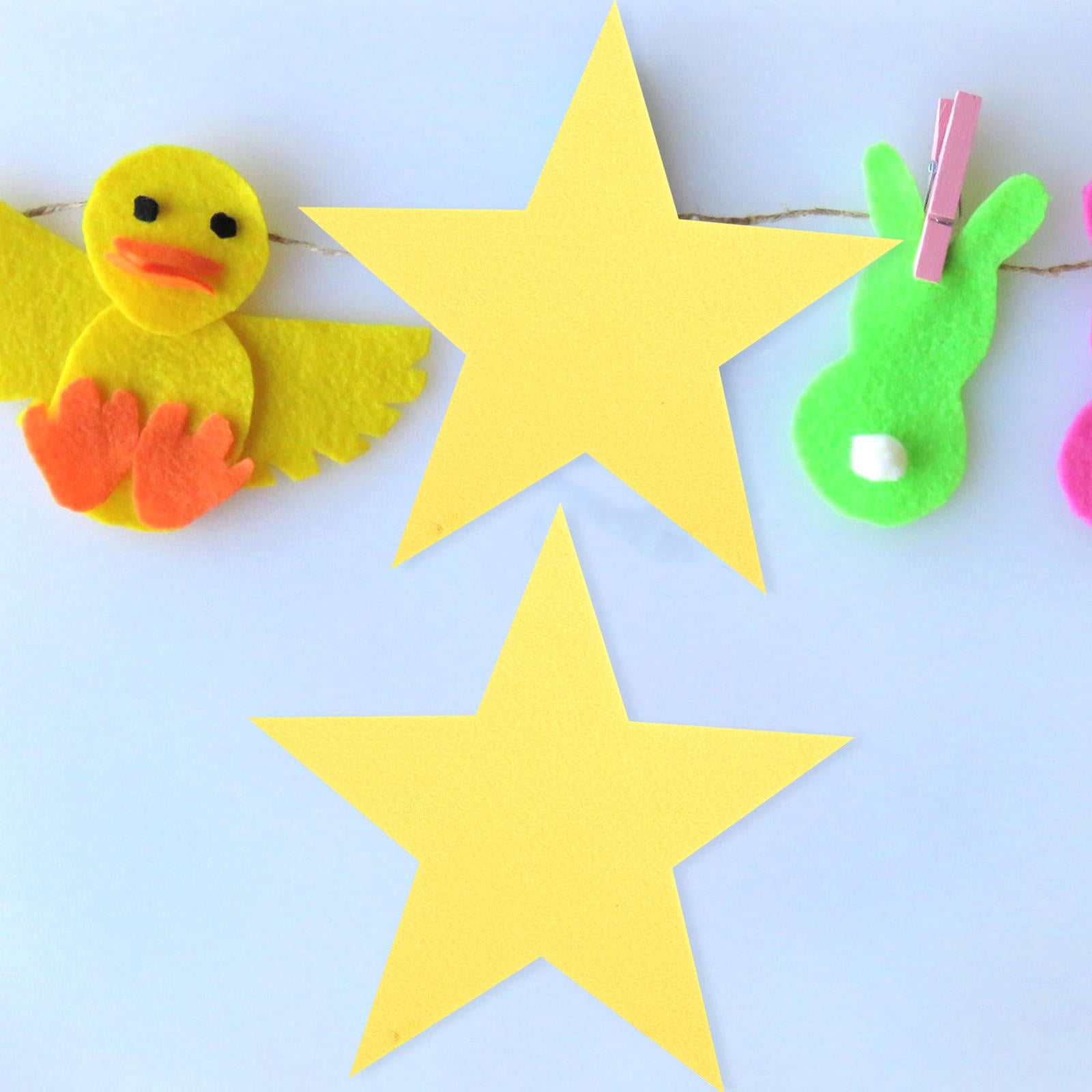 SWETRACE Performance Star Decoration Star Cutouts Felt 3Pcs - Walmart.com