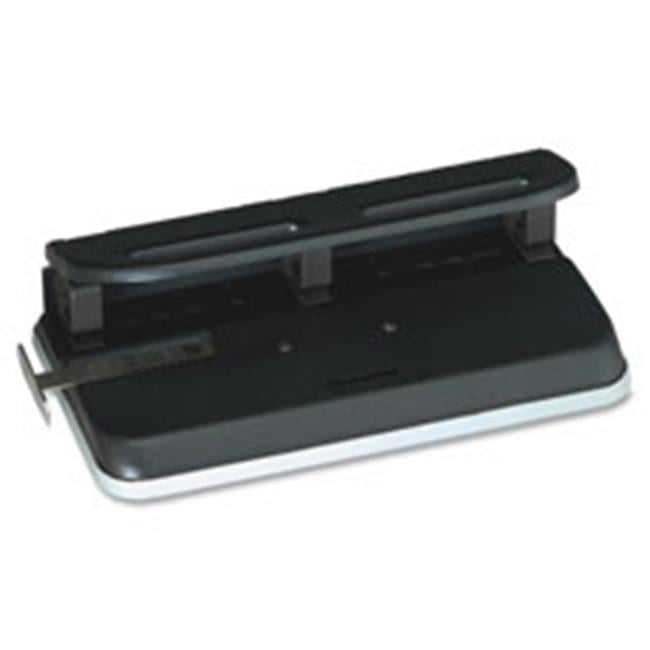 SWI74150 Economy Heavy-Duty Punch- 2-7 HP- .28 in.- 24 Sheet Cap- Black ...