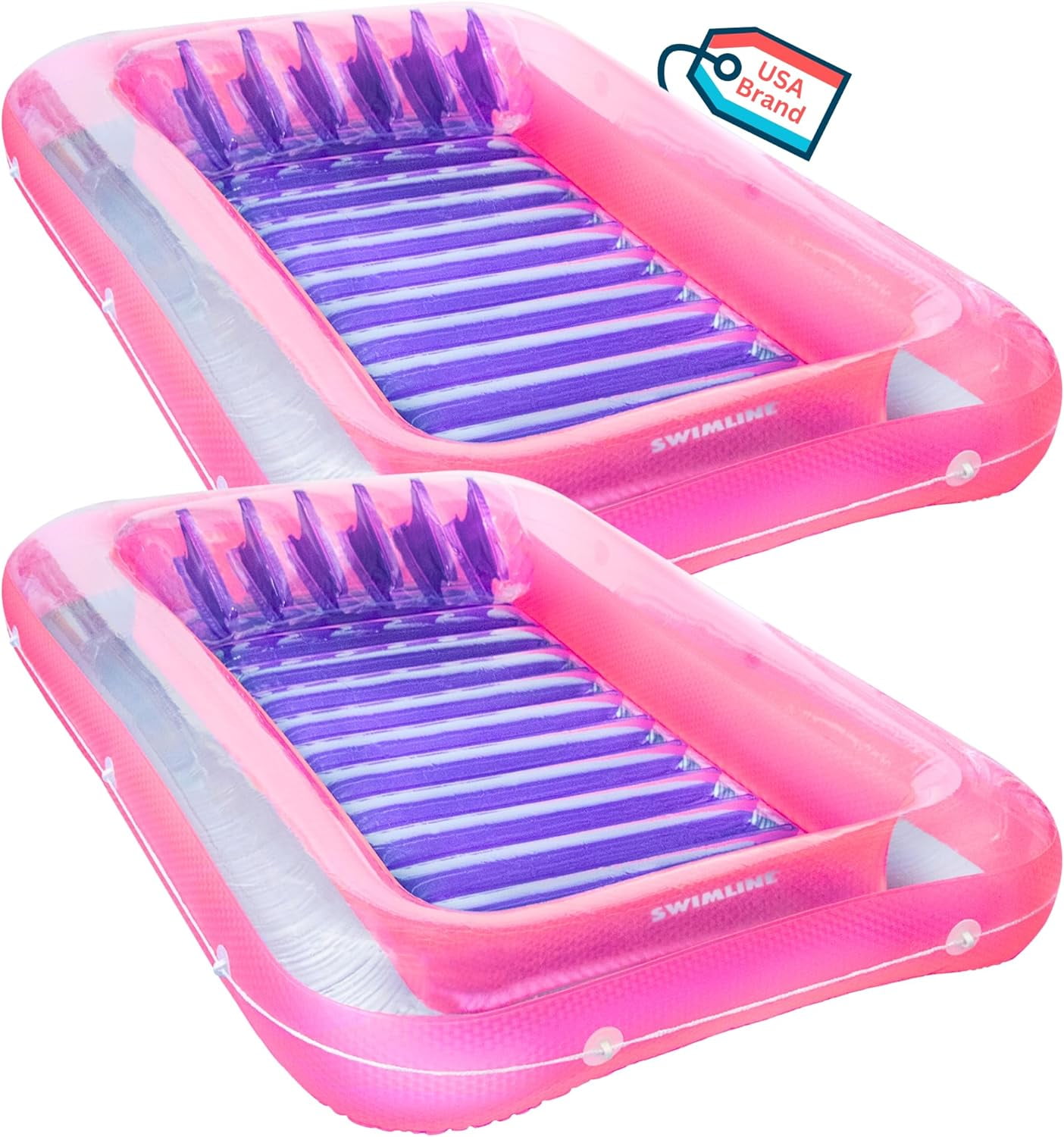SWIMLINE Original Suntan Tub Series Classic Inflatable Tanning Float ...