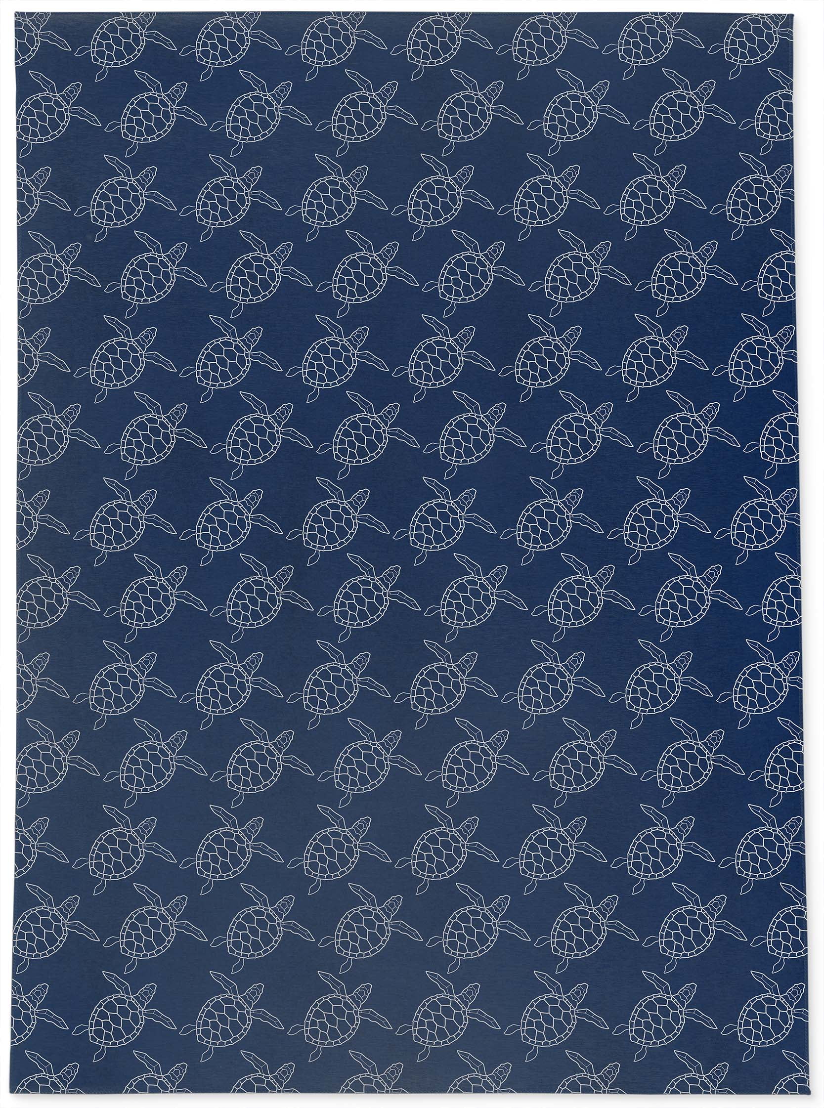 SWIMMING TURTLES NAVY Area Rug By Kavka Designs - Walmart.com
