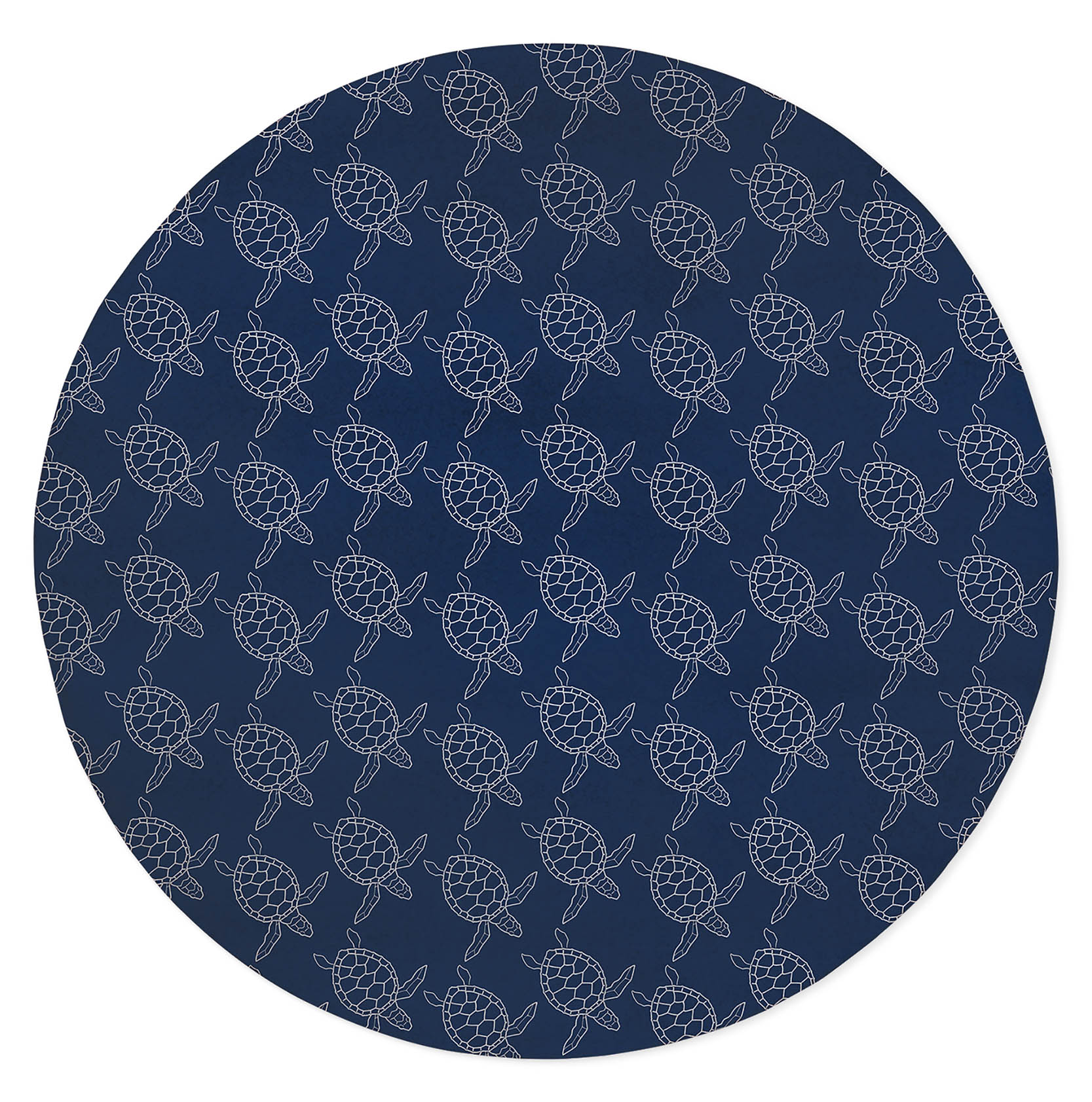 SWIMMING TURTLES NAVY Indoor Floor Mat By Kavka Designs - Walmart.com