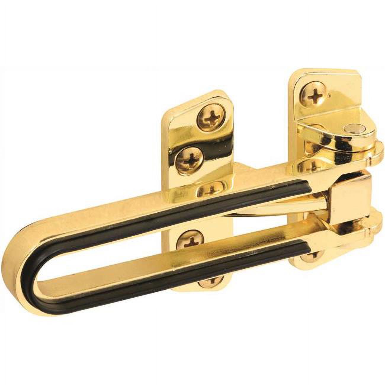 SWING BAR LOCK WITH RUBBER BUMPER, BRASS PLATED per 4 Each - Walmart.com
