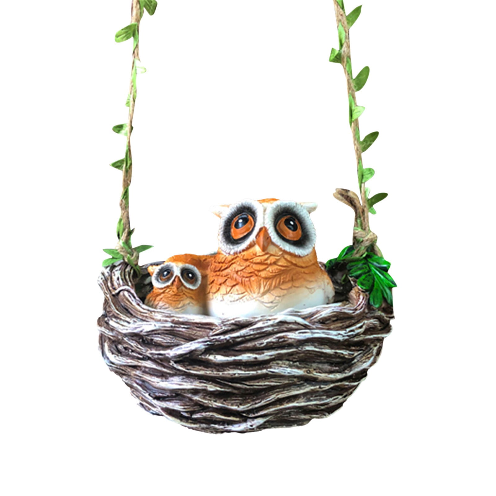 SWING Statue OWL Hanging Resin Swing Sculpture SWING Swing Sculpture ...