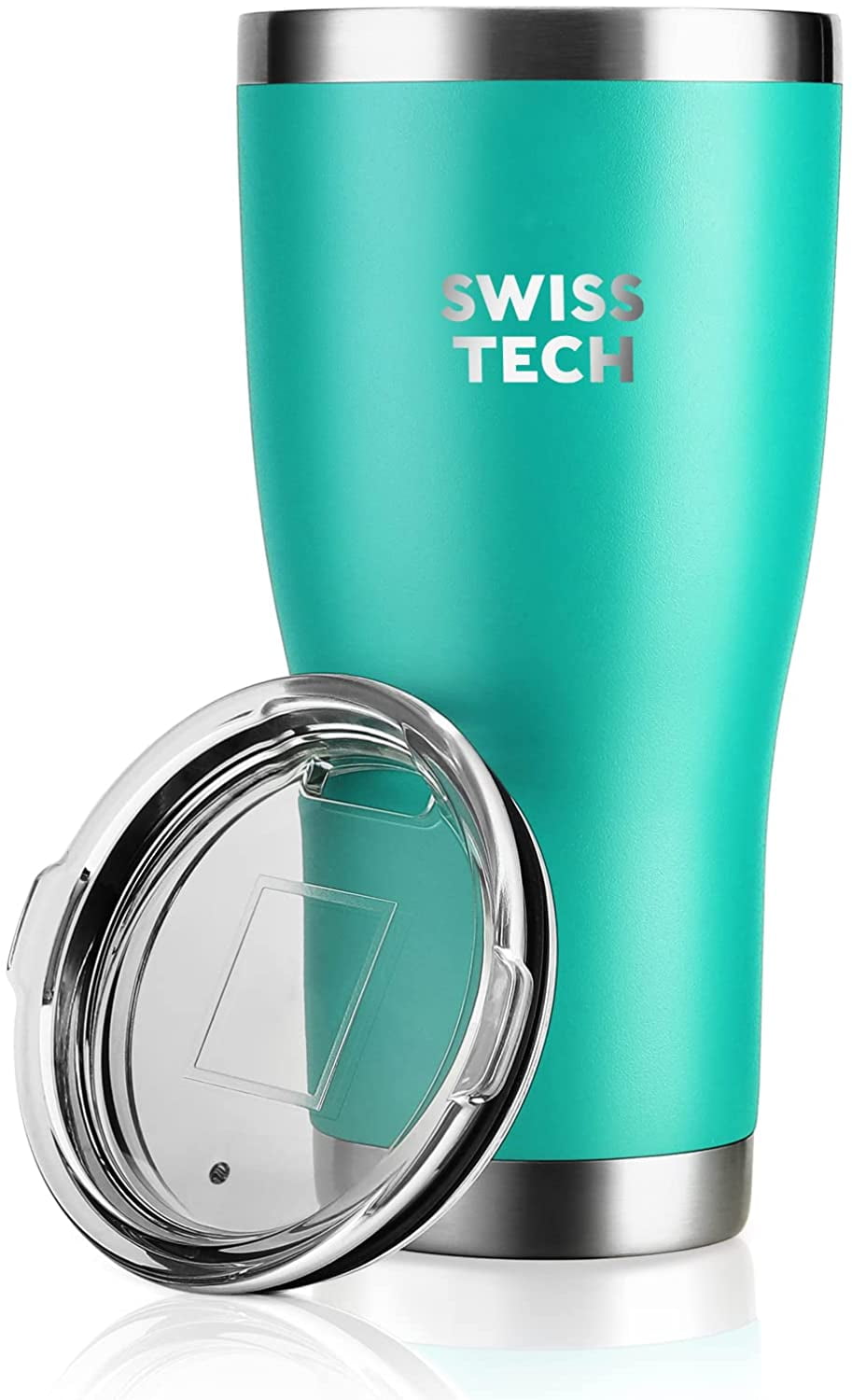 SWISS+TECH 30 oz Tumbler, Stainless Double Wall Vacuum Insulated ...