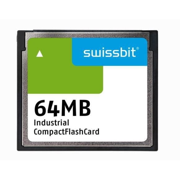 SWISSBIT SFCF0064H1BK1WI-I-MS-513-STD, Memory Cards Industrial Compact ...