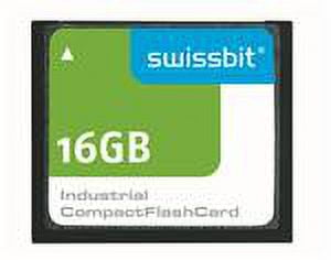 SWISSBIT SFCF16GBH2BU4TO-I-QT-527-STD, Memory Cards 16GB IND COMPACT ...