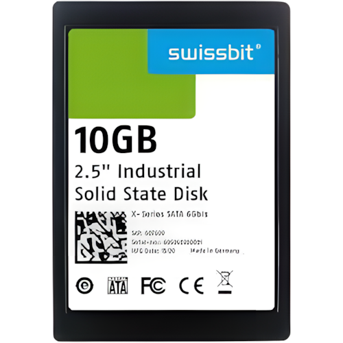 SWISSBIT SFSA010GS2AK1TO-C-5S-22P-STD, Solid State Drive, 10GB, 5V, 2.5 ...