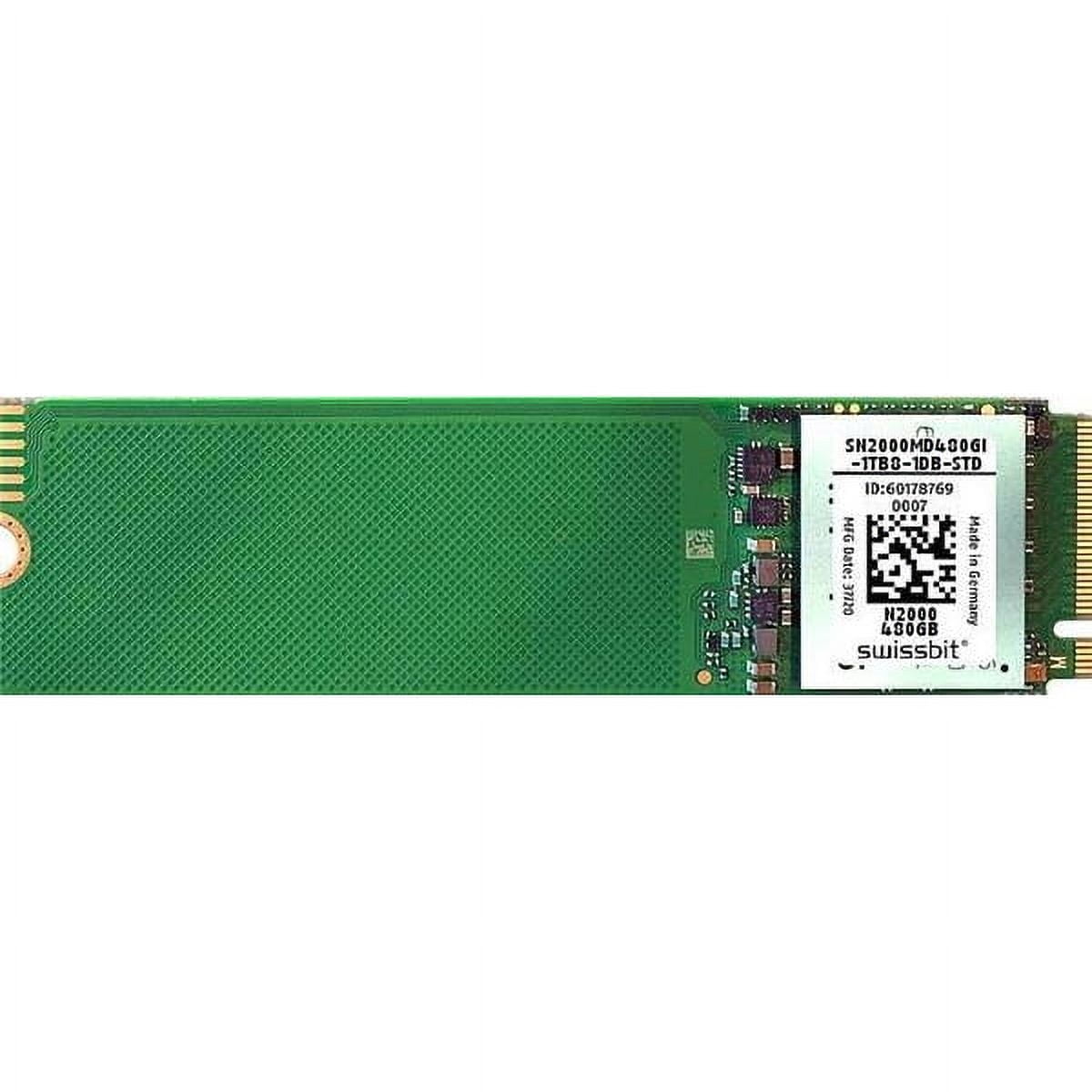 SWISSBIT SN2600MD040GI-1TB2-1DB-STD, Solid State Drives - SSD Industrial M.2 PCIe SSD, N2600, 40 ...