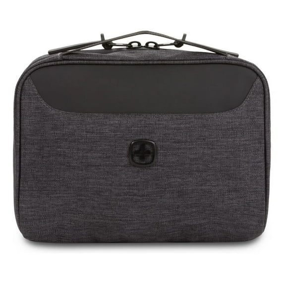 SWISSGEAR 8.75" Toiletry Tech Kit - Dark Gray Heather - Walmart.com