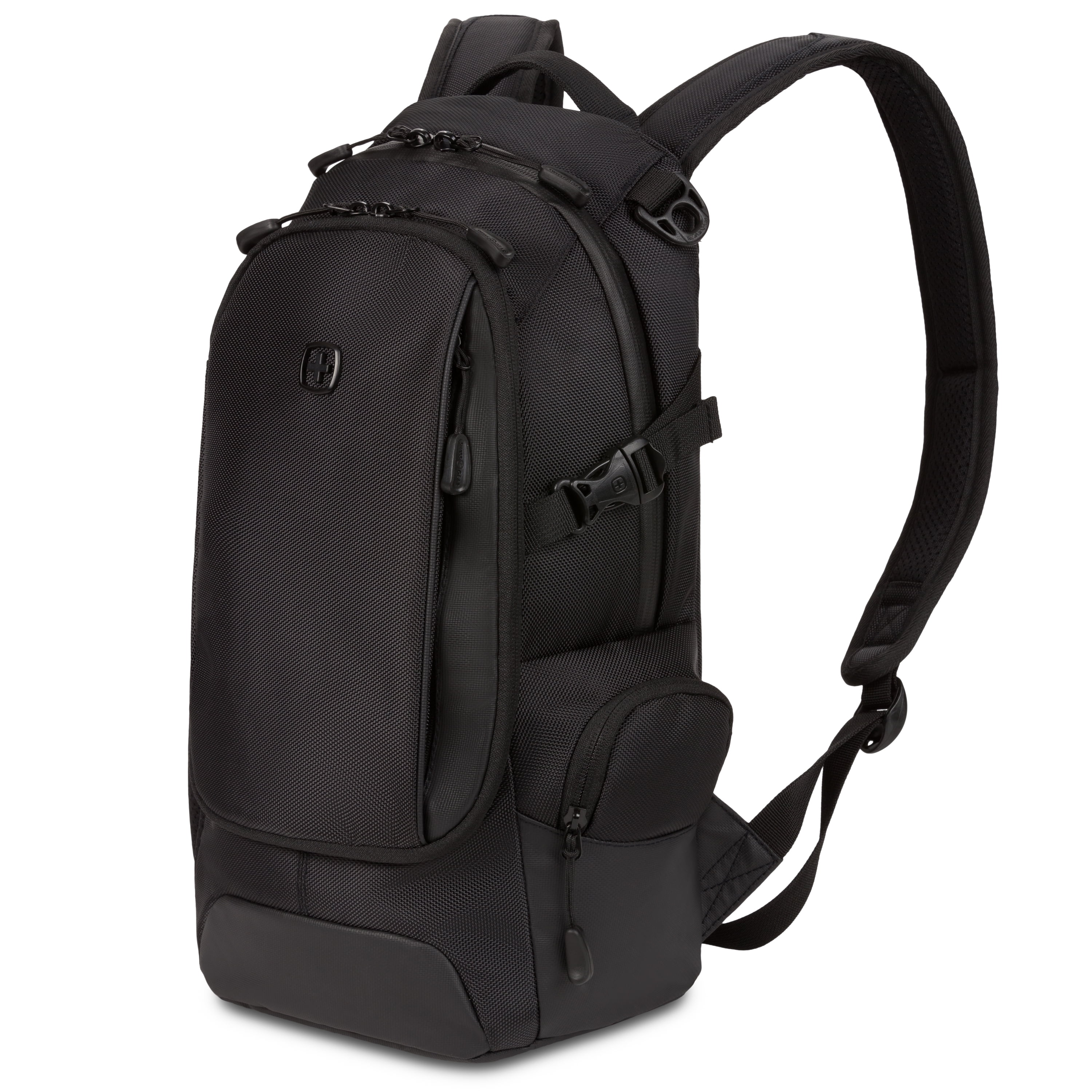 SWISSGEAR, City Pack Backpack, Narrow Daypack, Compact Sporty Black ...