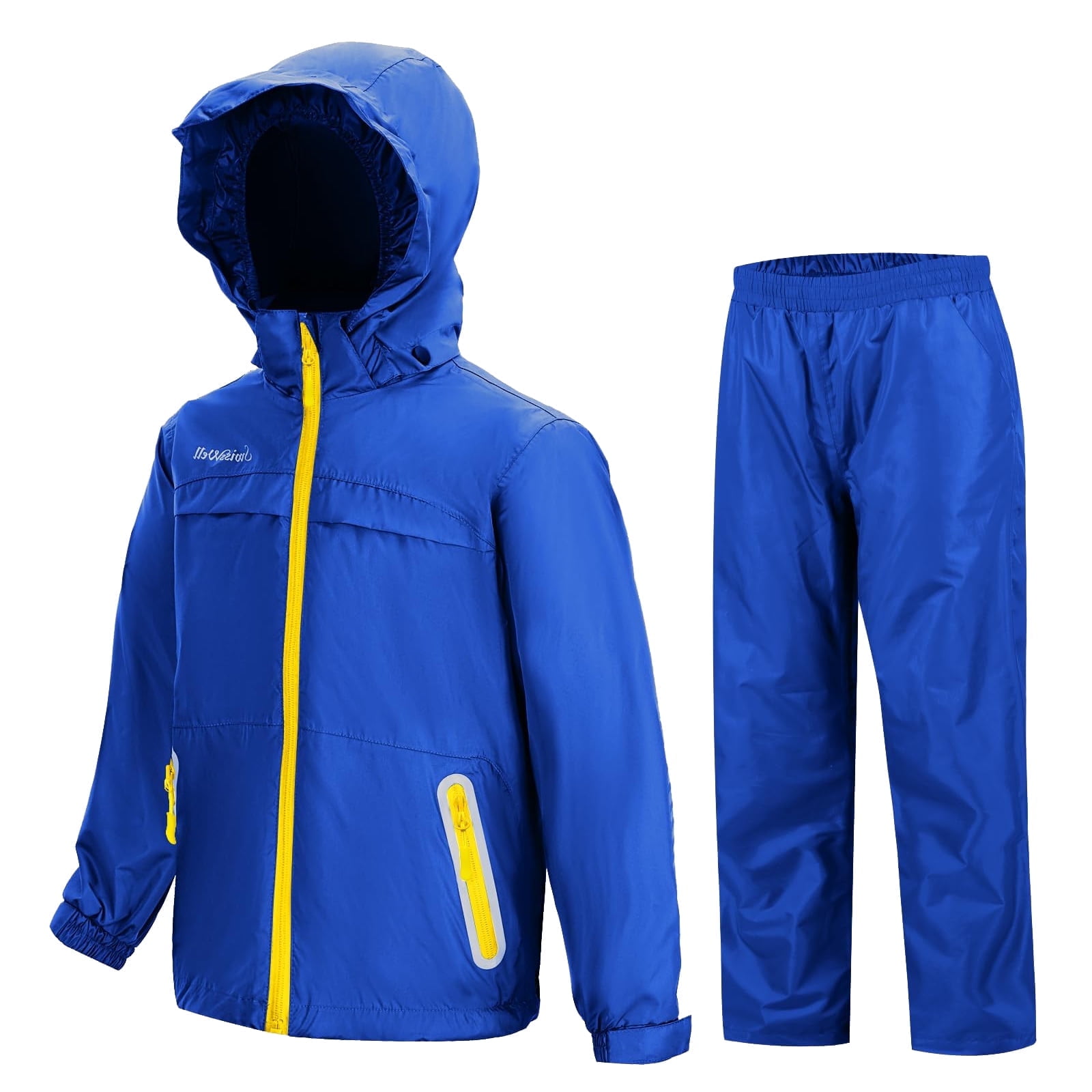 SWISSWELL Kids Rain Suit 2 Piece Gear Lightweight Rain Jackets&Pants ...