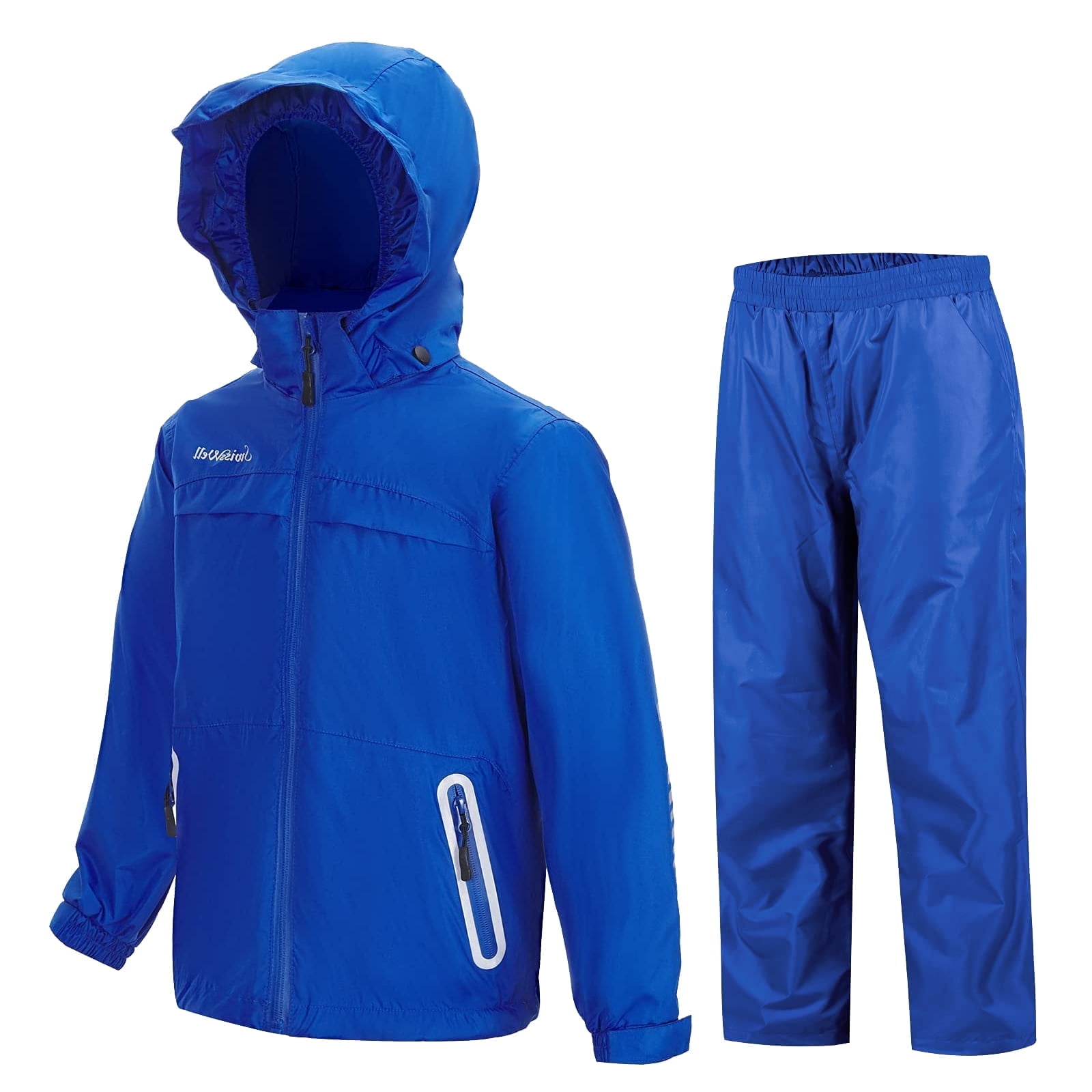 SWISSWELL Kids Rain Suit 2 Piece Gear Lightweight Rain Jackets&Pants ...