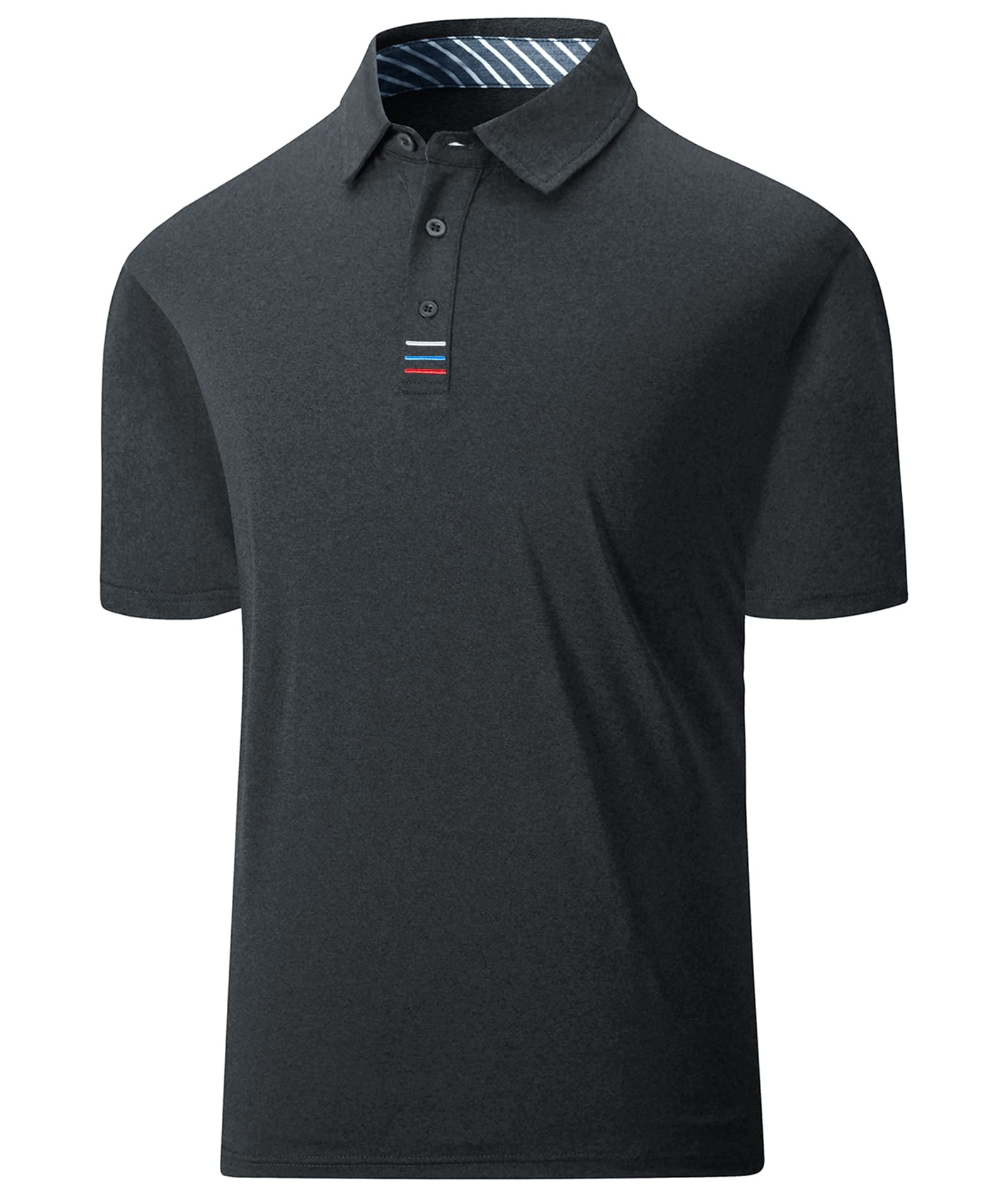 SWISSWELL Men's Moisture-Wicking Quick-Dry Golf Polo Shirt Casual ...