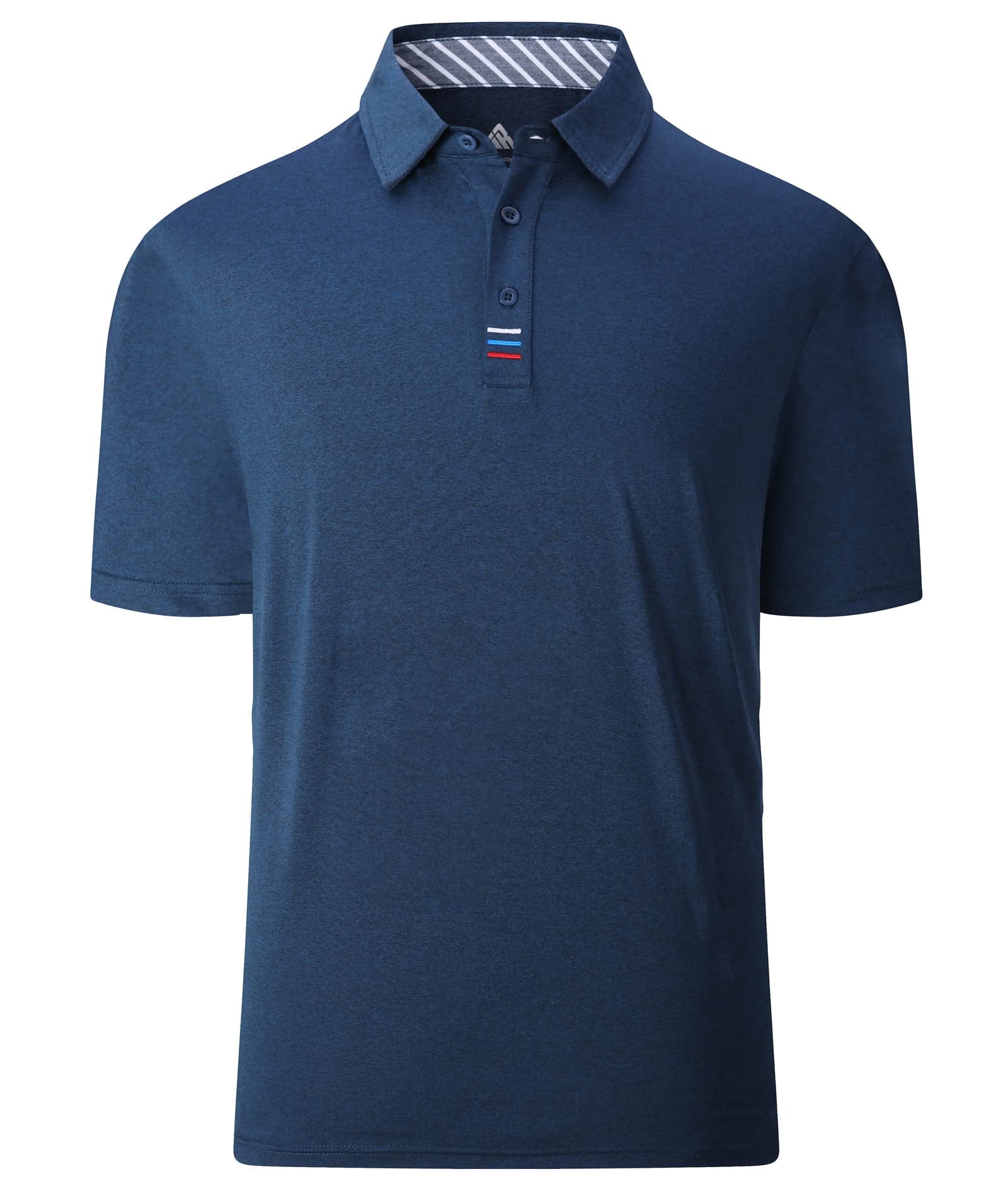 SWISSWELL Men's Moisture-Wicking Quick-Dry Golf Polo Shirt Casual ...