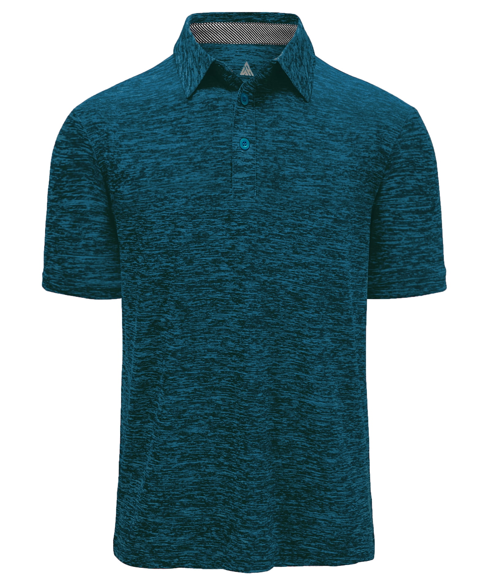 SWISSWELL Men's Golf Polo Shirts Solid Color Short Sleeve Shirts for ...