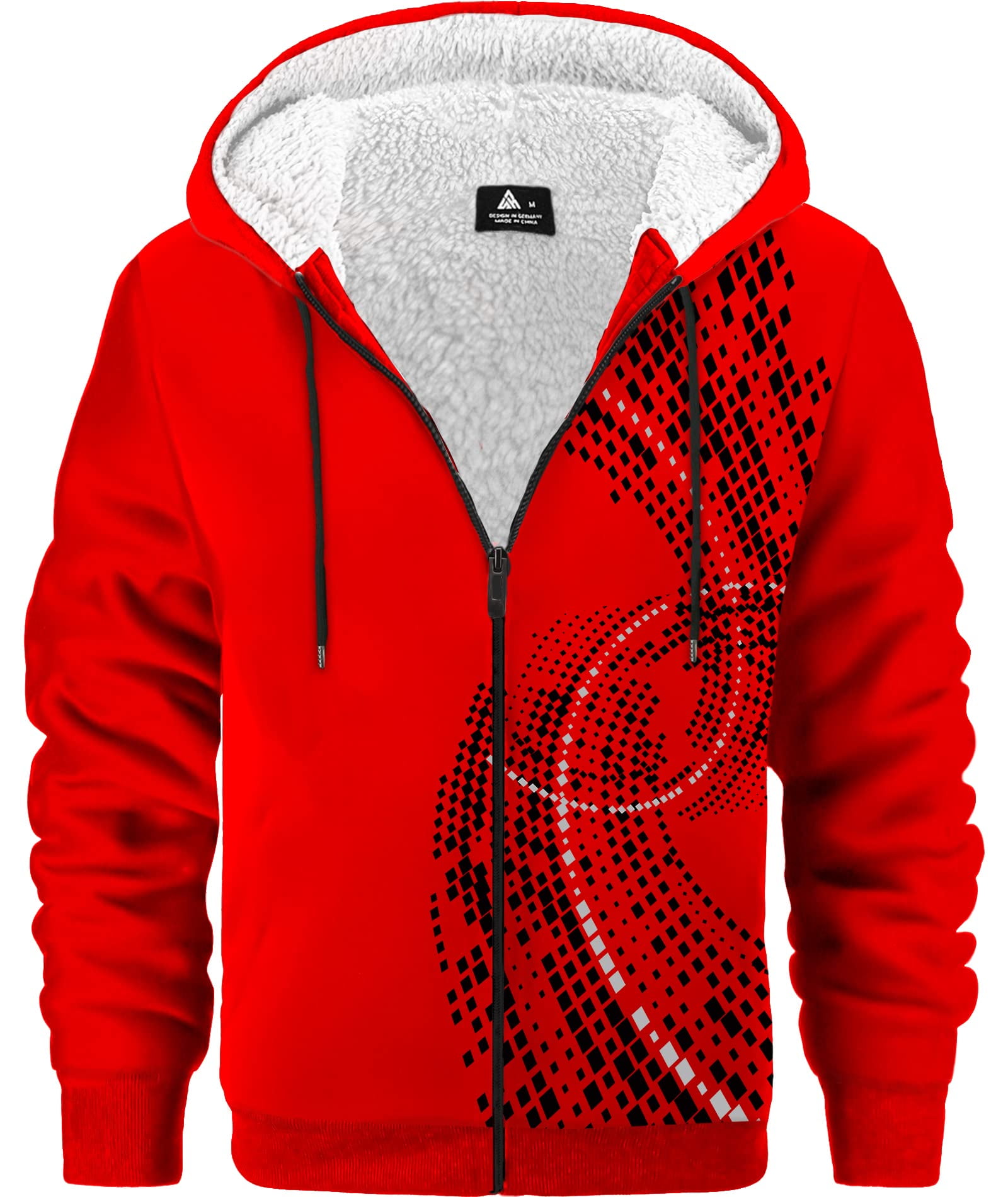 SWISSWELL Winter Jackets for Men Graphic Design Print Heavyweight ...