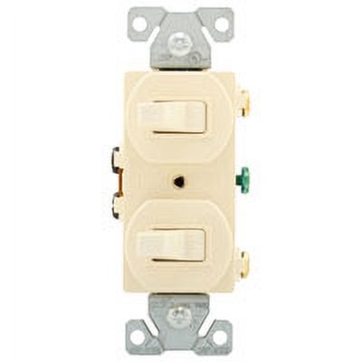 Eaton Wiring Devices 271LA Combination Toggle Switch, 120/277 V, Strap ...