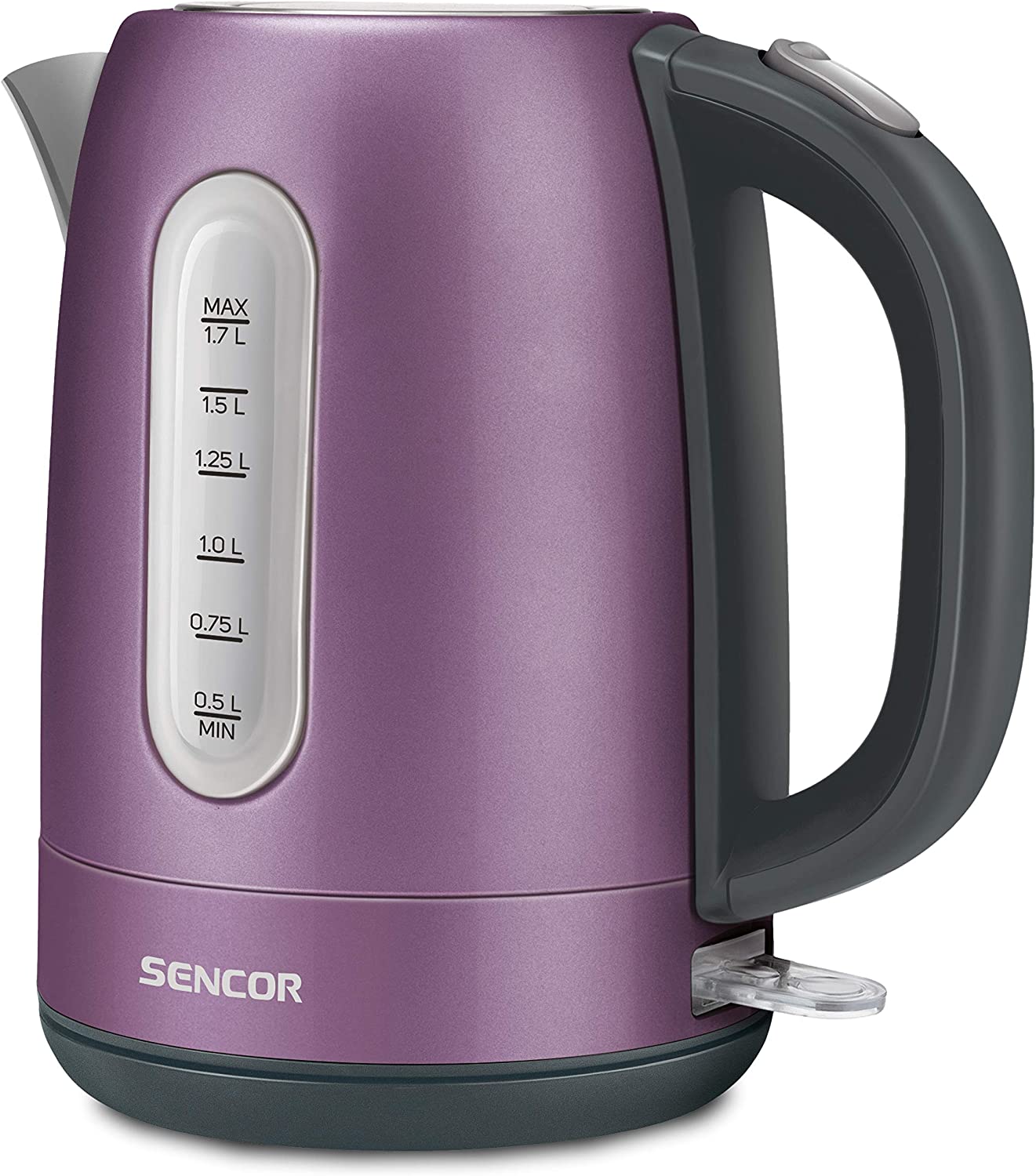 SWK1773VT 1.7L Stainless Steel Electric Kettle with Lid Safety Lock ...