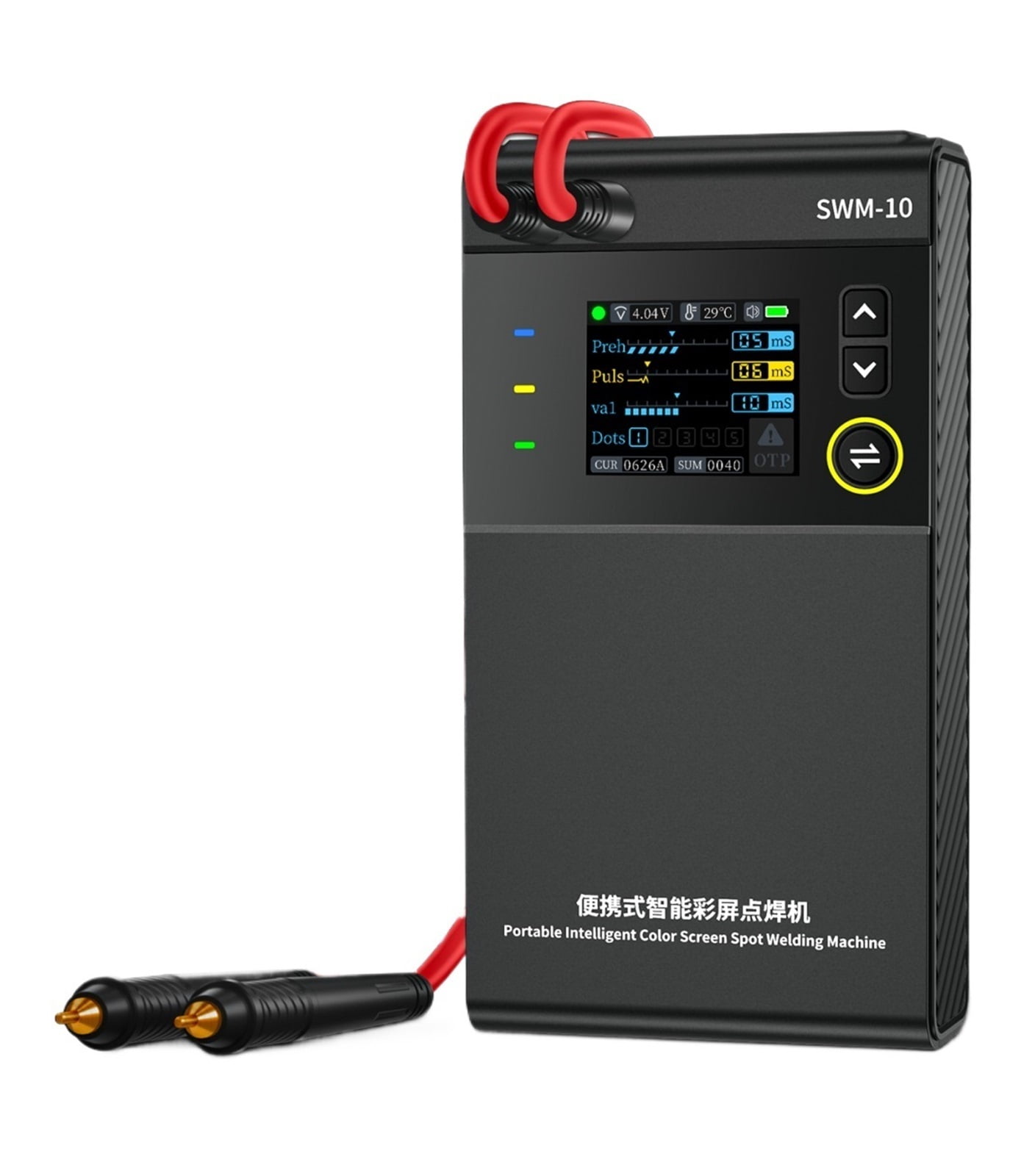 SWM-10 Portable Battery Spot Welder, DIY Mini Welding Machine 18650 Battery Pack Welding Tool ...