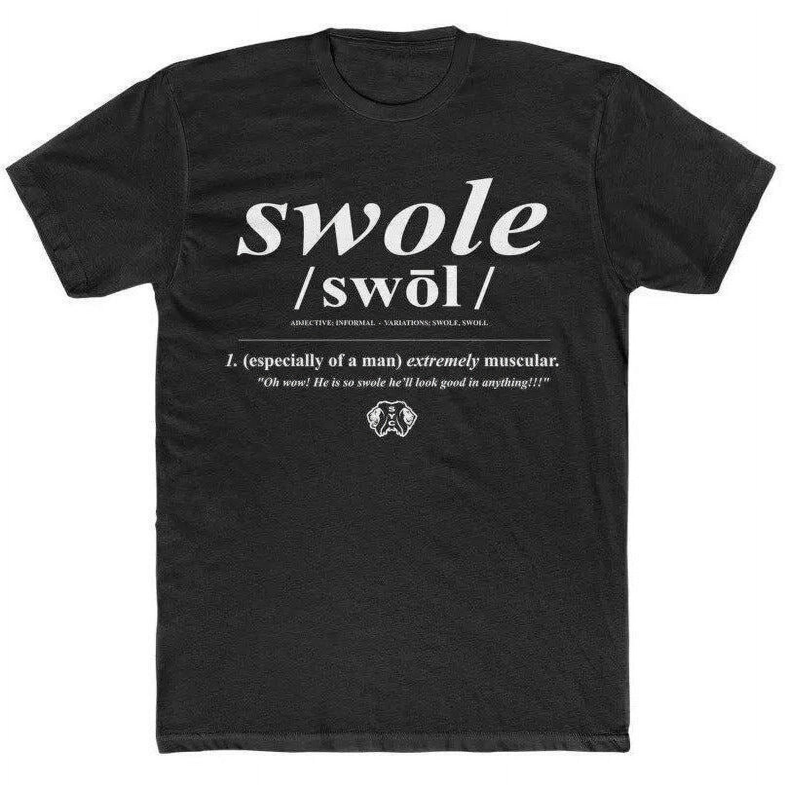 SWOLE- Men's Cotton Crew Tee - Walmart.com