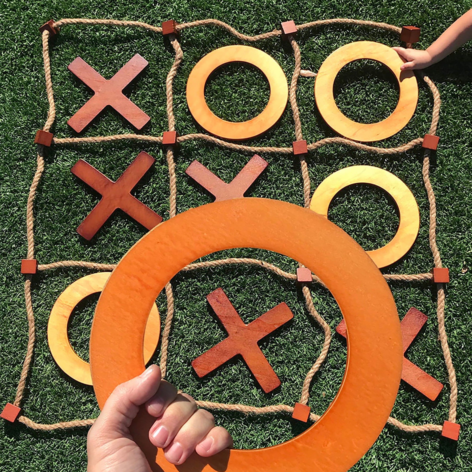 SWOOC - Giant Tic Tac Toe Game (All Weather) | 3ft x 3ft | Big Wood X ...