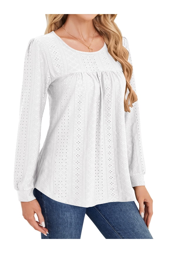 Shop White Eyelet Tops for Women with Stylish and Comfortable Designs