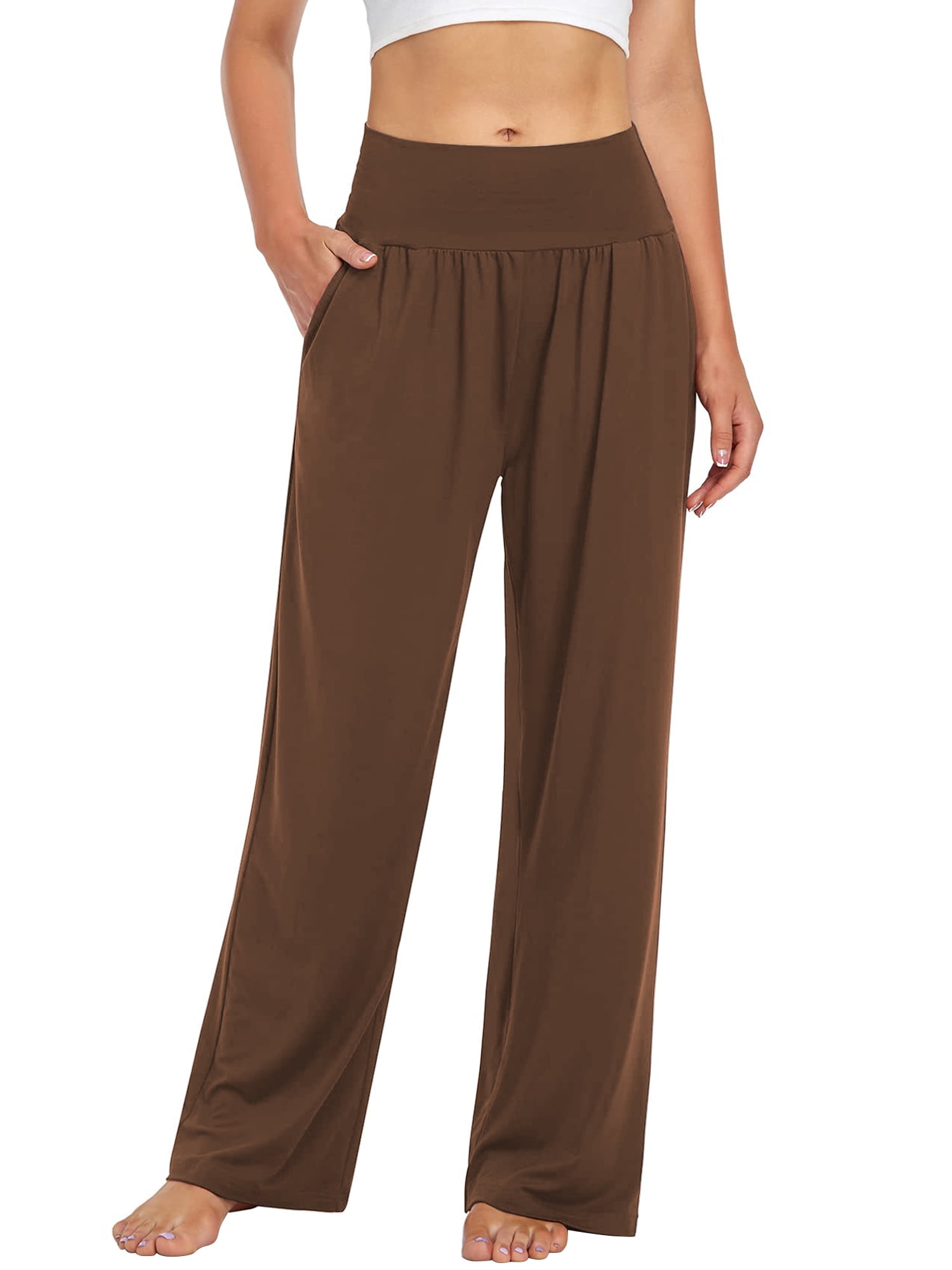 SWQZVT Womens Sweatpants Wide Leg Yoga Pant for Women Casual Stretchy ...