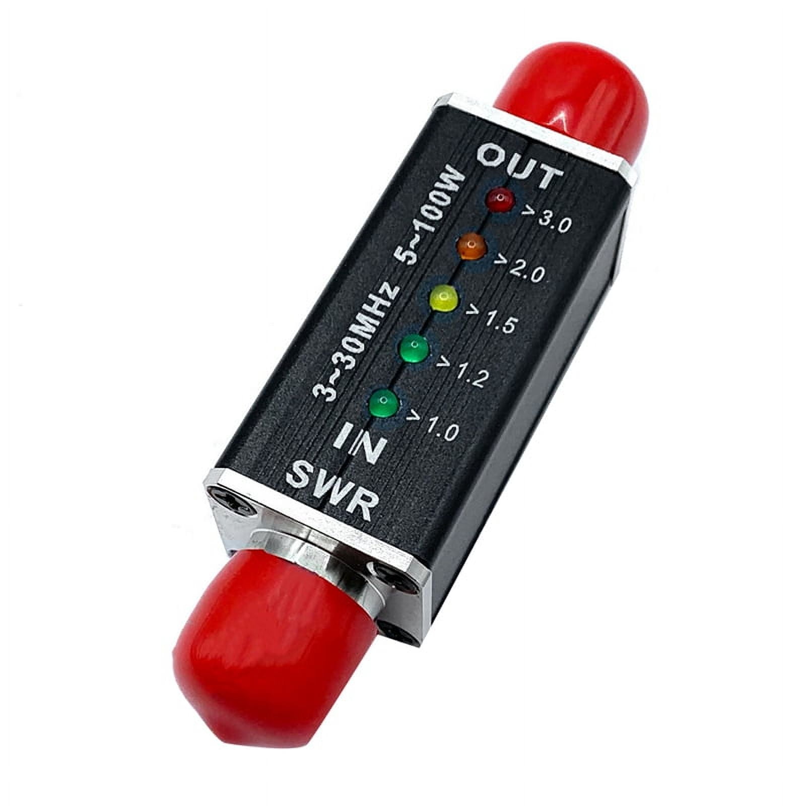 SWR Meter SWR&Power Meter 3-30MHz Frequency Range 100W for Various ...