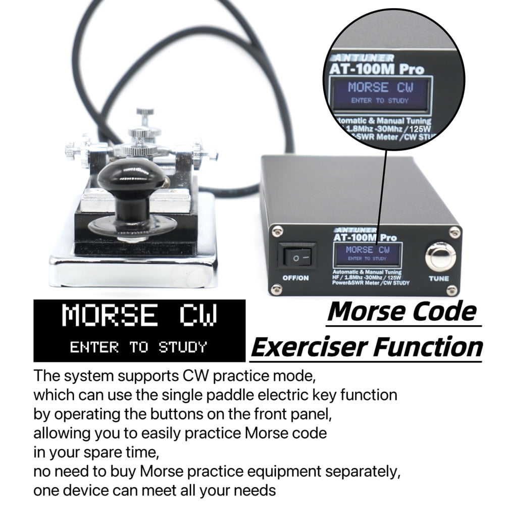SWR meter,Morse Code - Swr Meter Siuke Meter - Meter Radio Support Meter Hf Manual 100w Support ...