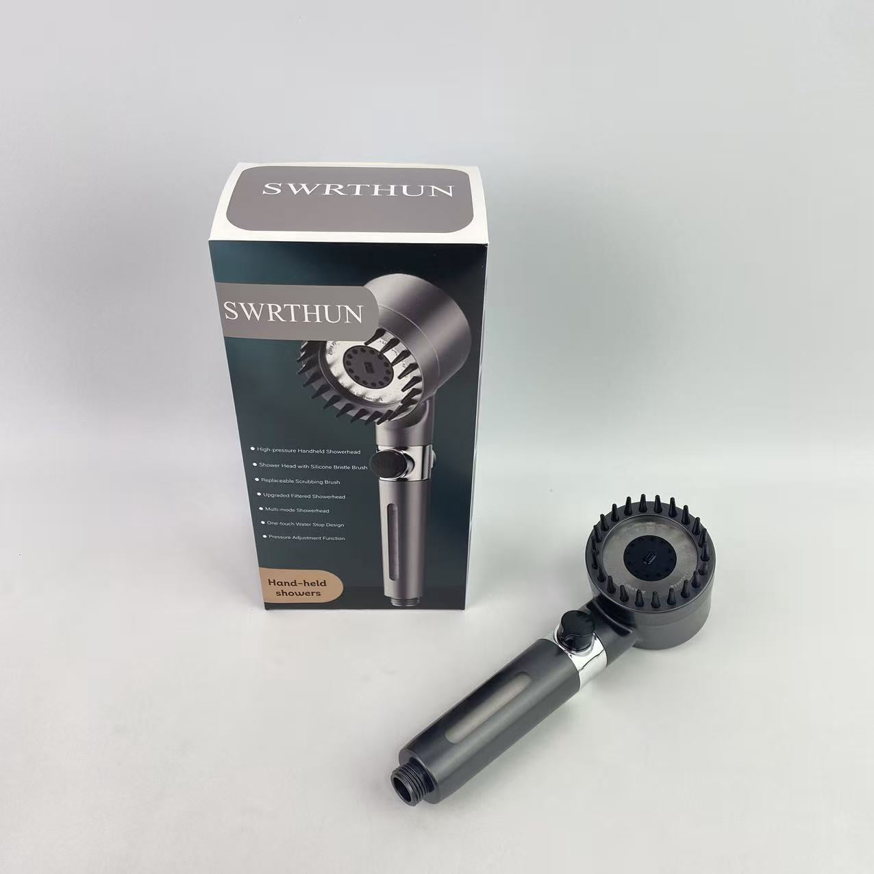 SWRTHUN Hand-held showers,Filtered Shower Head with Handheld, High ...