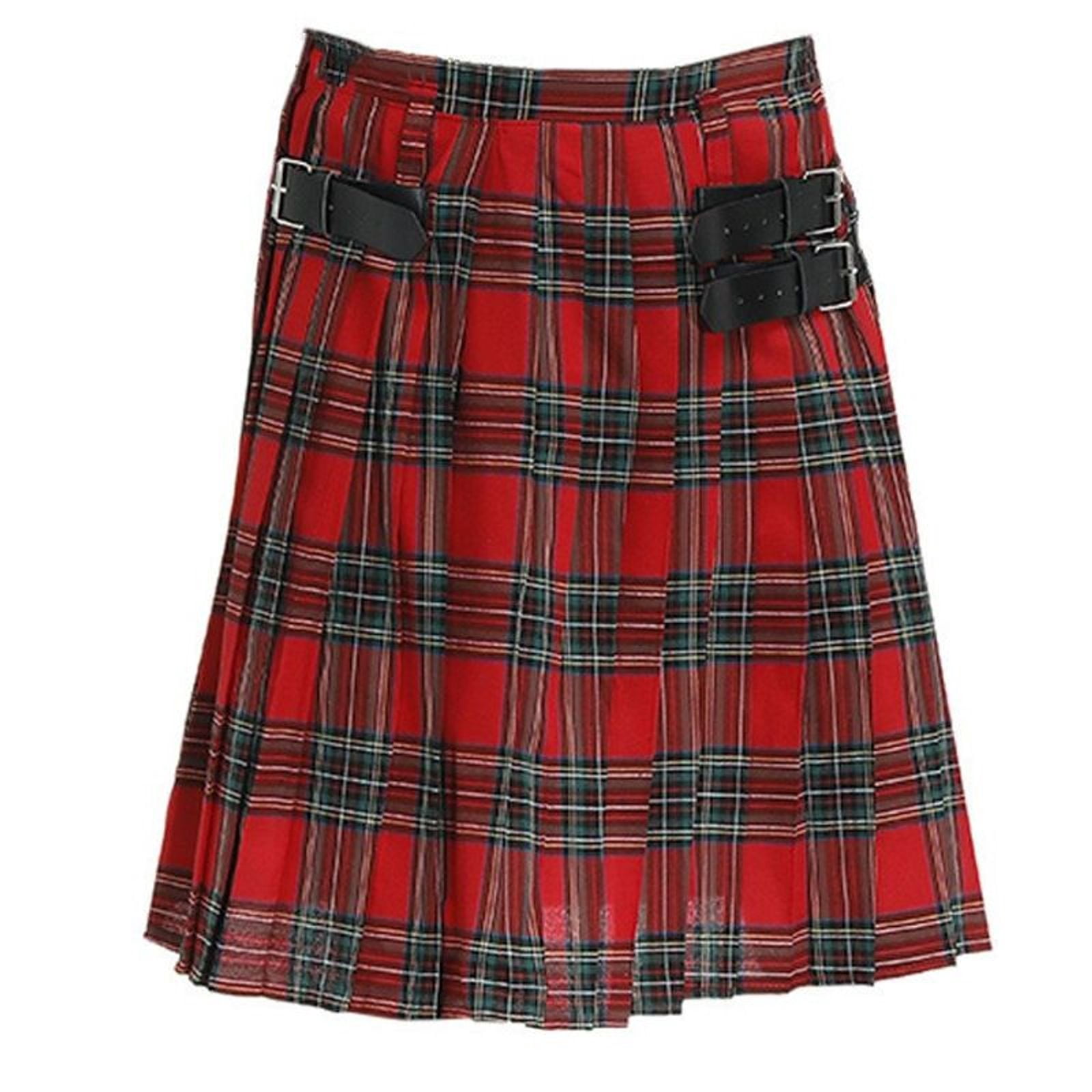 SWSMCLT Men's Halloween Kilt Mardi Gras Scottish Pleated Midi Irish ...