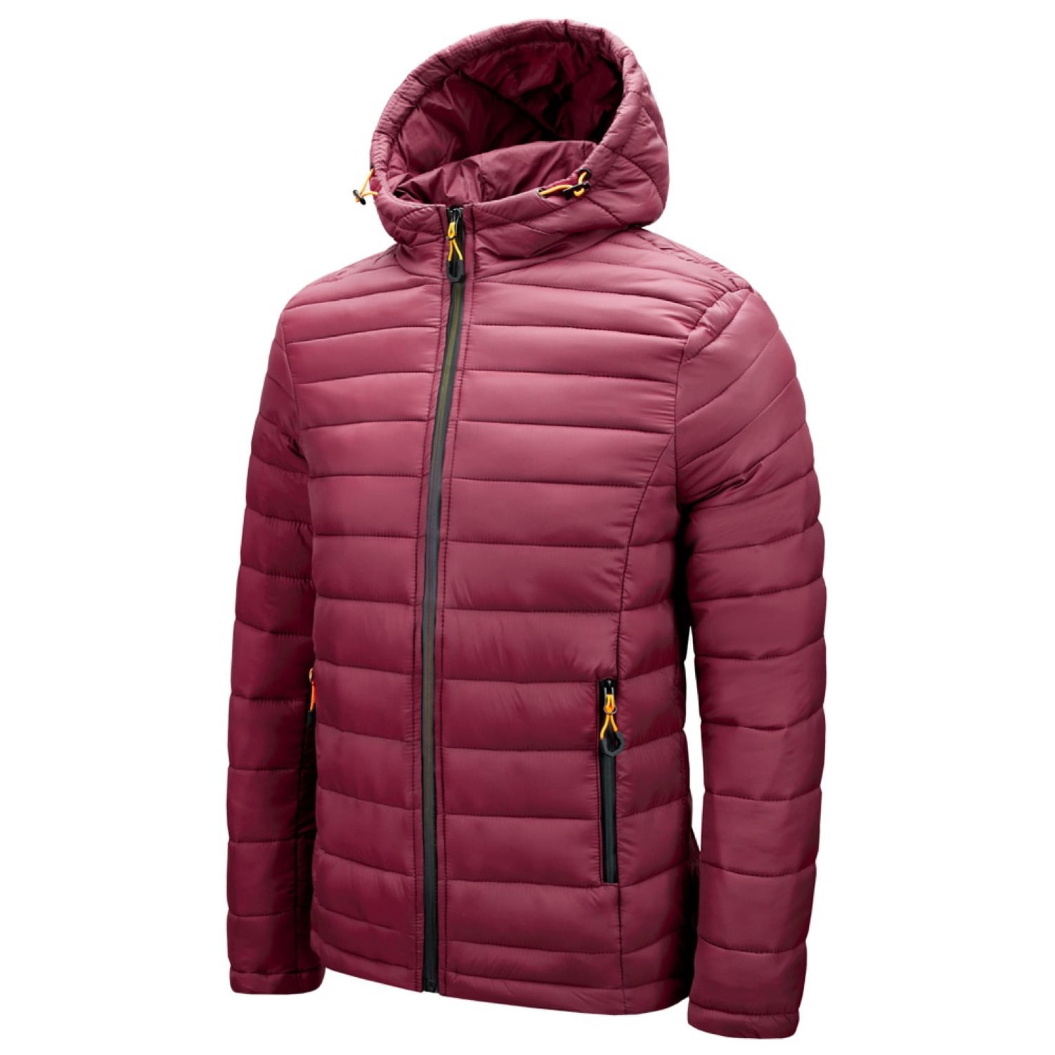 SWSMCLT Men's Puffer Jacket Winter Warm Top Quilted Down Jackets ...