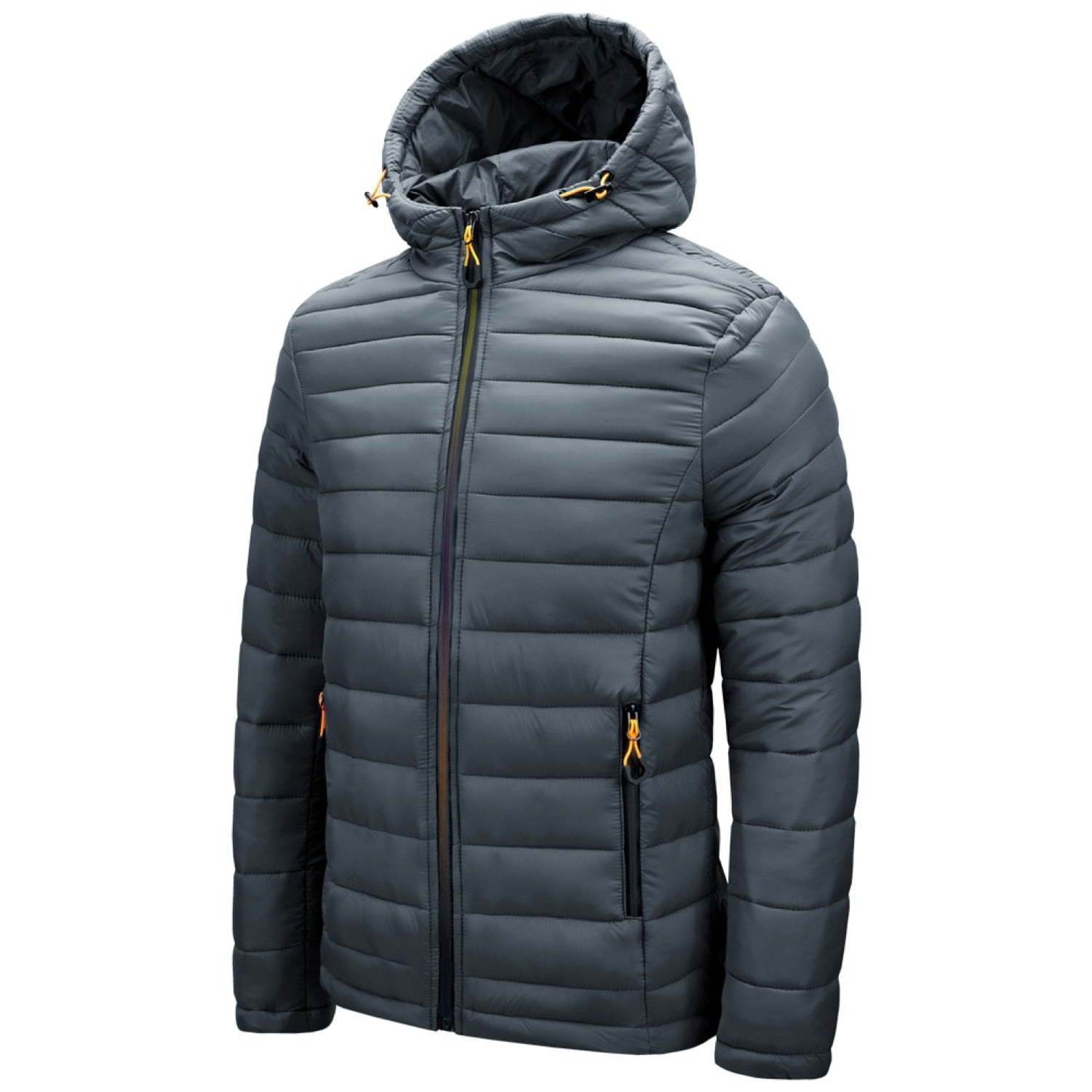 SWSMCLT Men's Puffer Jacket Winter Warm Top Quilted Down Jackets ...
