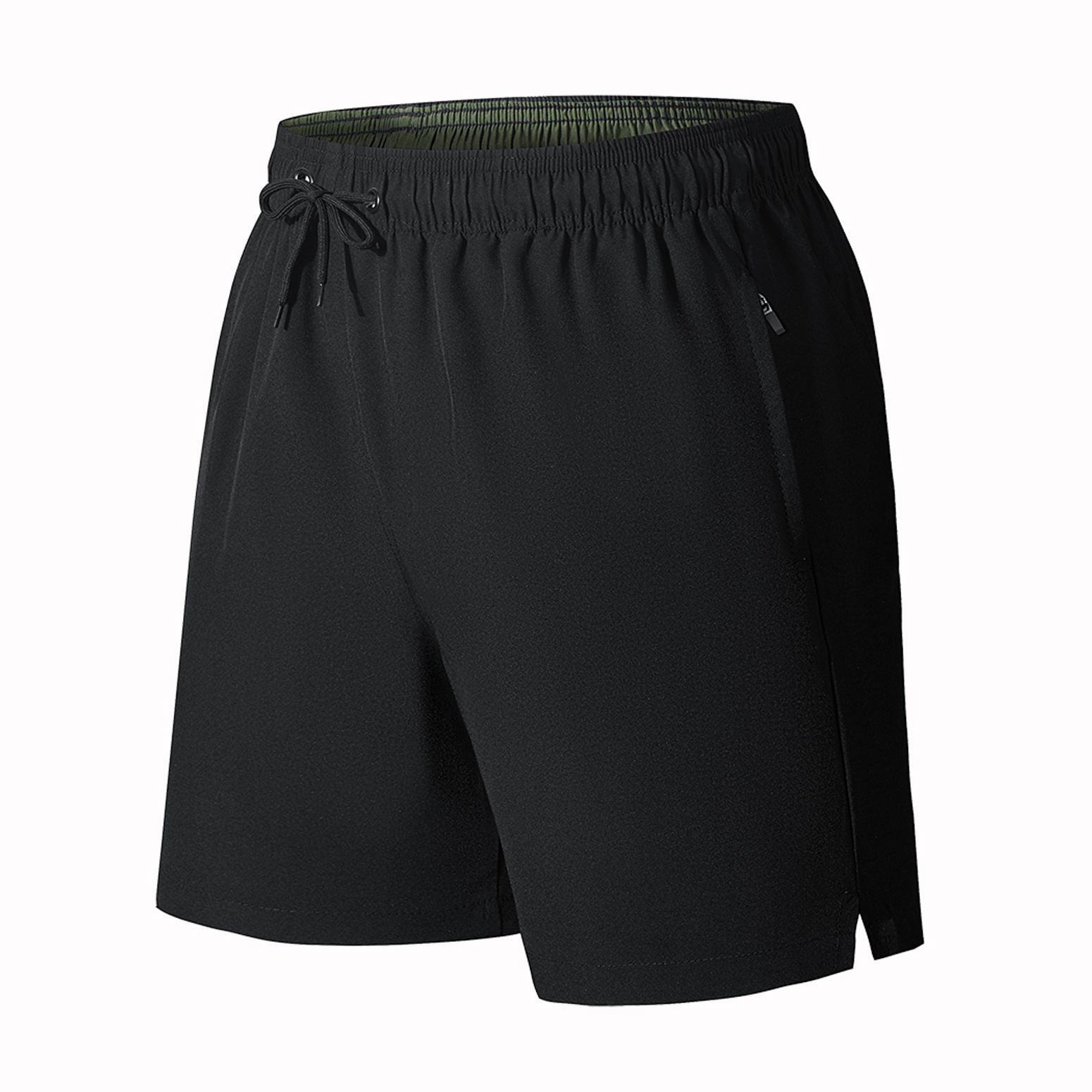SWSMCLT Men's Quick Dry Shorts Plain Cool Dry Fit Workout Fishing ...