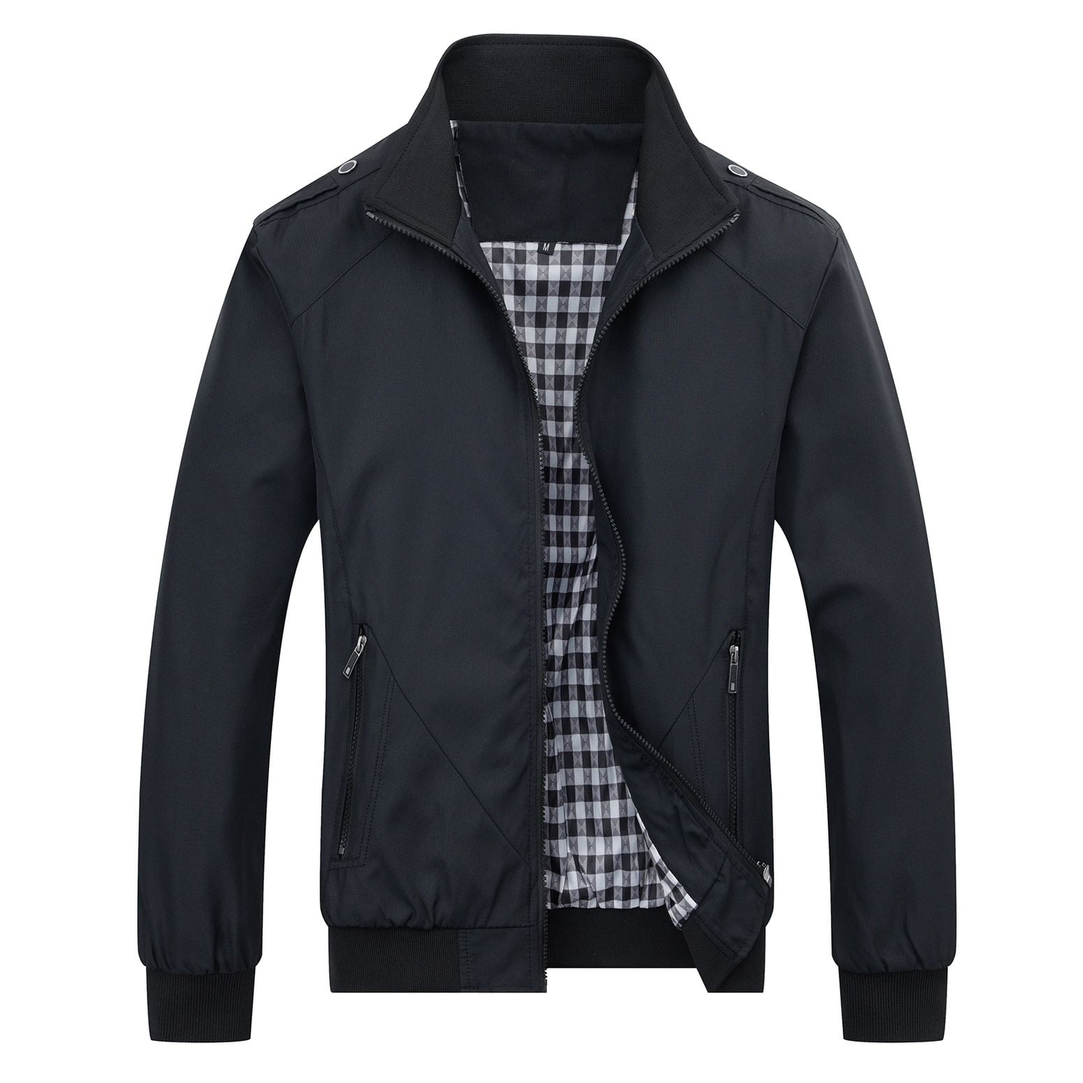 SWSMCLT Men's Windbreaker Jacket Lightweight Spring Jackets Business ...