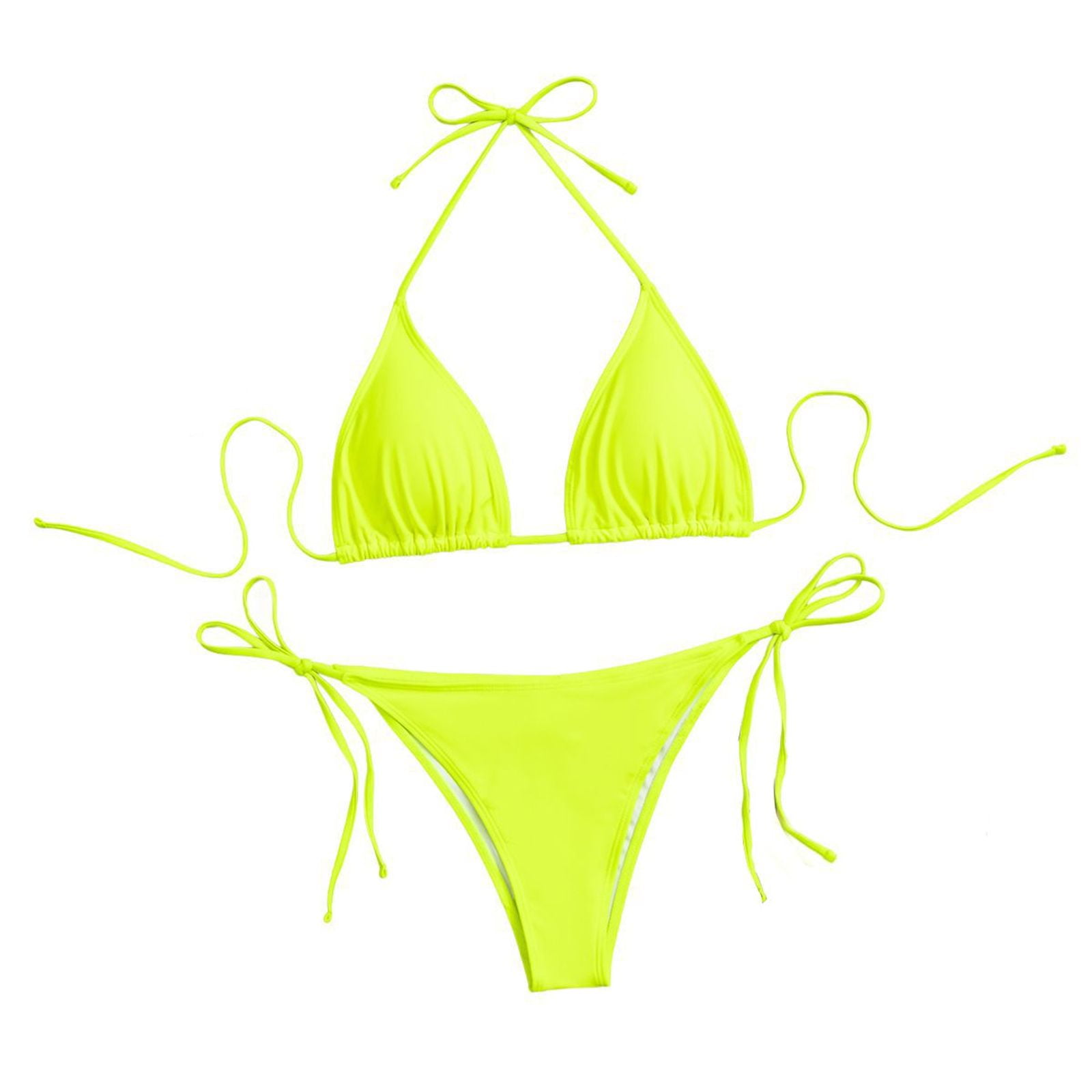 SWSMCLT Women's 2 Piece Bikini Set Spring Break Fall Detachable Cool ...