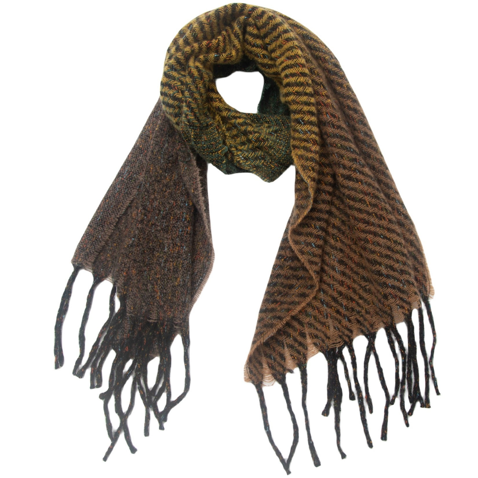 SWSMCLT Women's 2025 Scarf Brushed Muffler Comfy Cute Casual Fringe ...