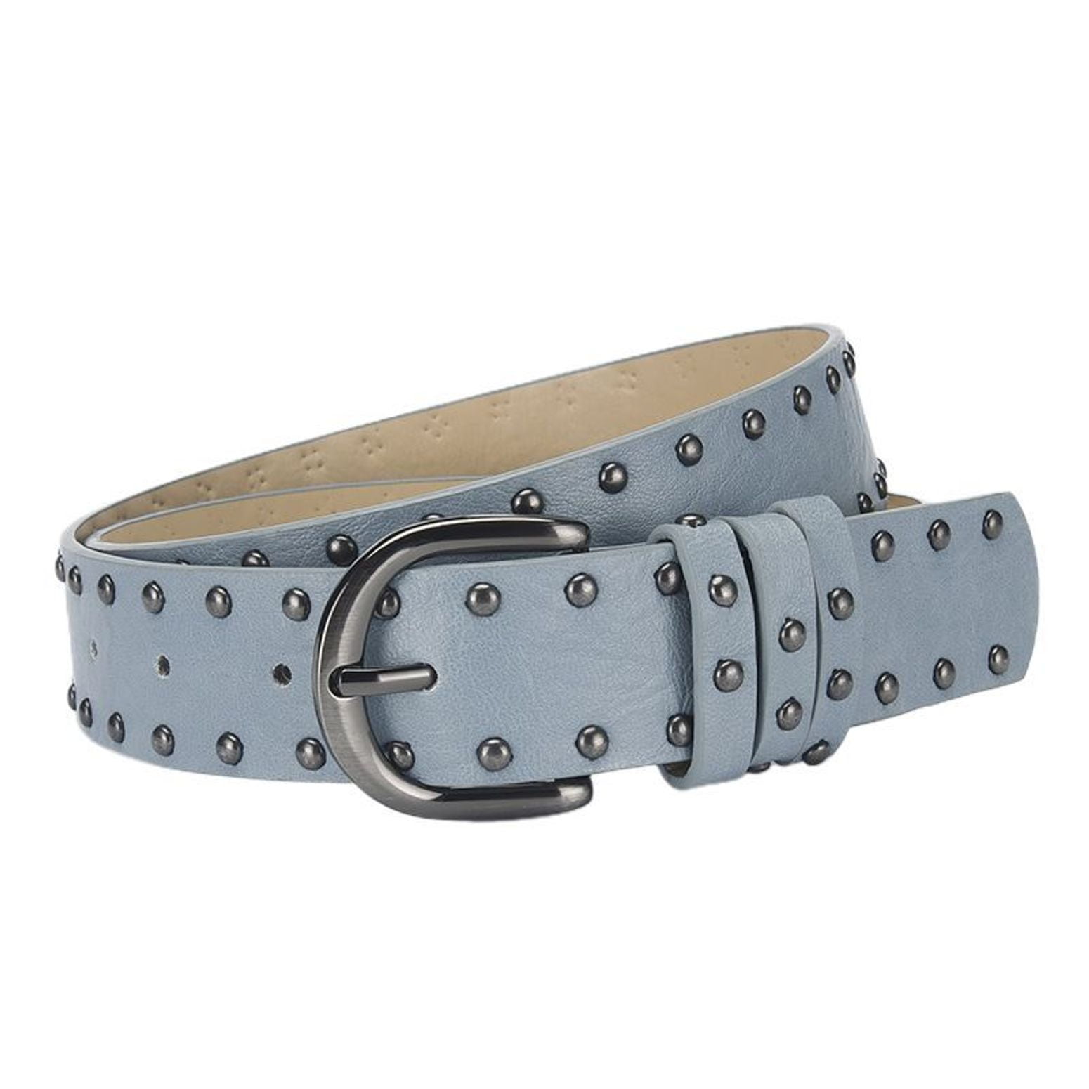 SWSMCLT Women's Autumn Belt Casual Groove Belt Metal Adjustable Belts ...