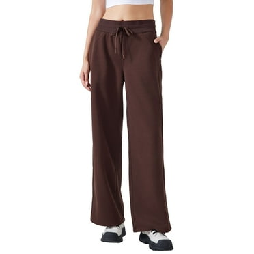 3 Pack: Women's Relaxed Fit Fleece Open Bottom Sweatpants Pockets ...