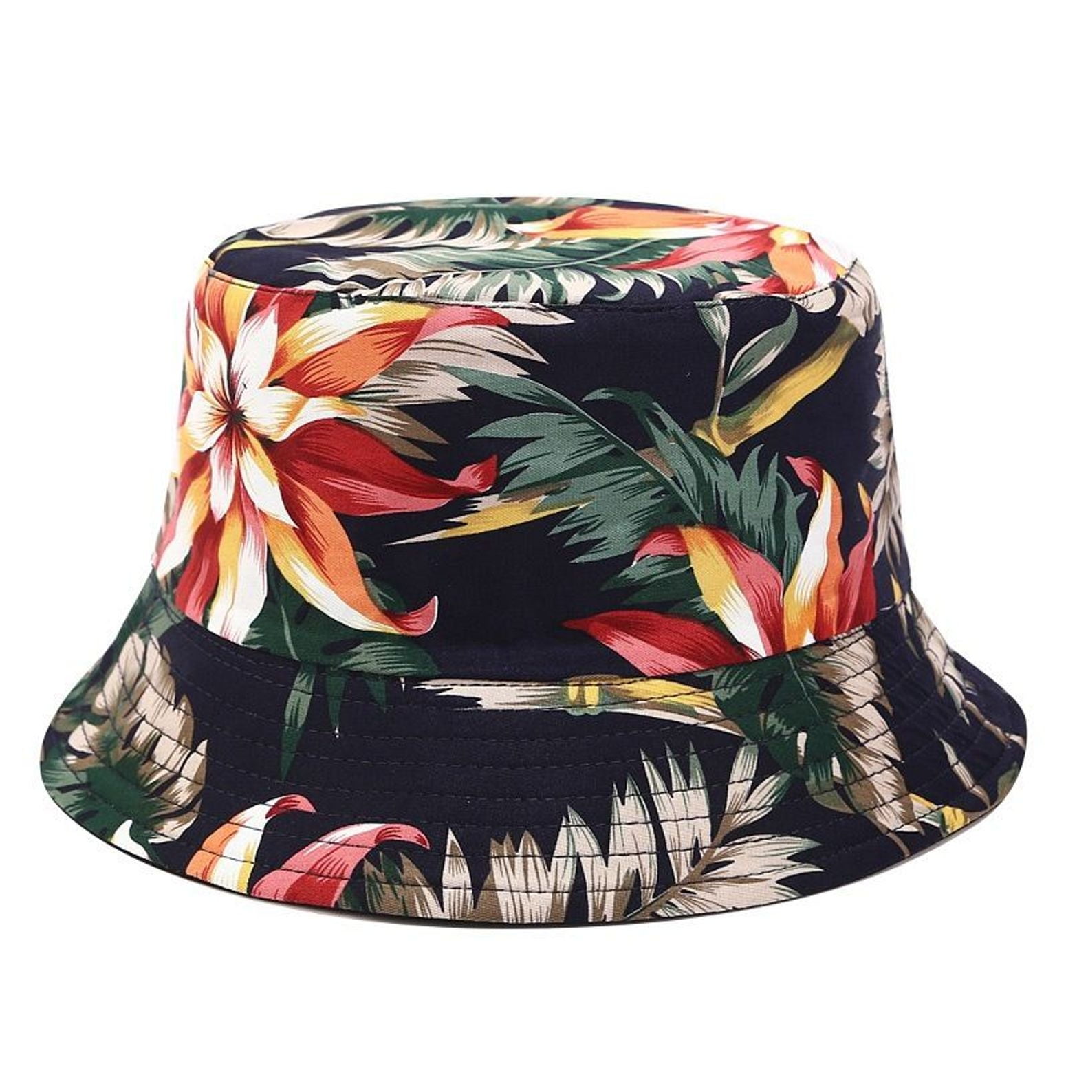 SWSMCLT Women's Beach Bucket Hat Fun Hawaiian Travel Vacation Bowl Hat ...