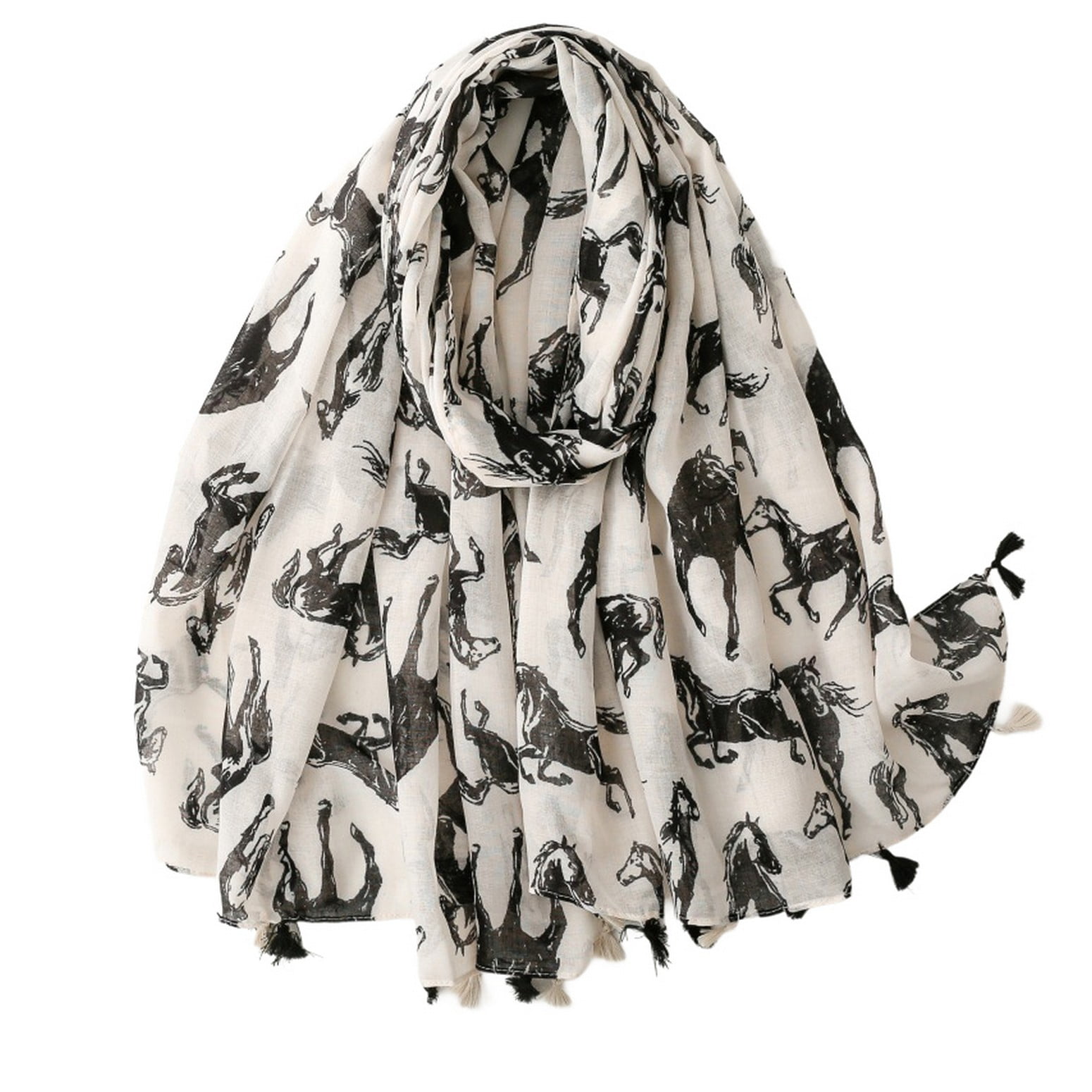 SWSMCLT Women's Boho Cape Pashmina Shawl Scarf Lightweight Fall Fringe ...