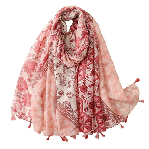 SWSMCLT Women's Boho Cape Pashmina Shawl Scarf Lightweight Fall Fringe ...