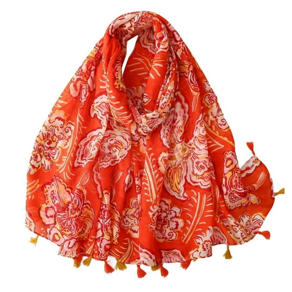 SWSMCLT Women's Boho Cape Pashmina Shawl Scarf Lightweight Fall Fringe ...