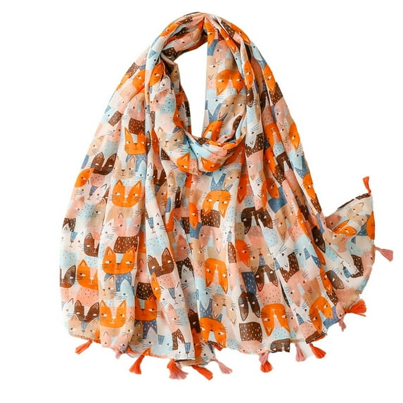 SWSMCLT Women's Boho Cape Pashmina Shawl Scarf Lightweight Fall Fringe ...