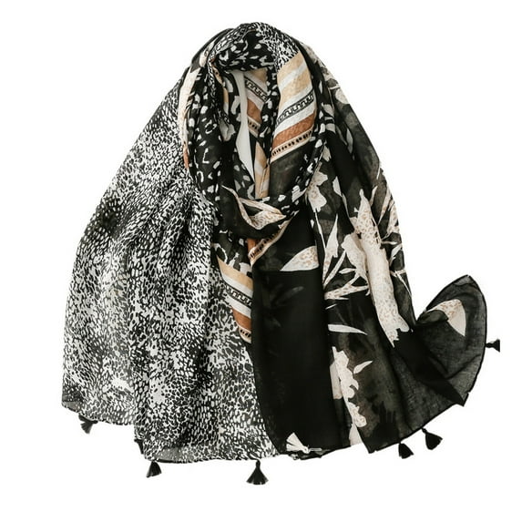 SWSMCLT Women's Boho Cape Pashmina Shawl Scarf Lightweight Fall Fringe ...