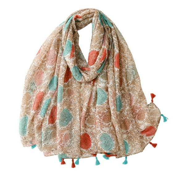 SWSMCLT Women's Boho Cape Pashmina Shawl Scarf Lightweight Fall Fringe ...