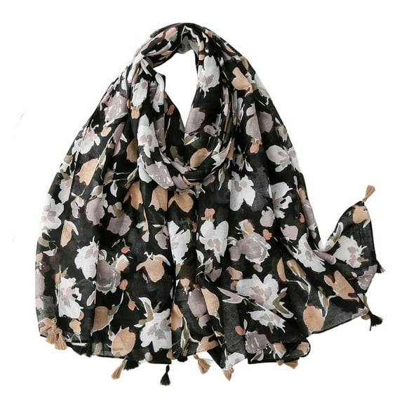 SWSMCLT Women's Boho Cape Pashmina Shawl Scarf Lightweight Fall Fringe ...