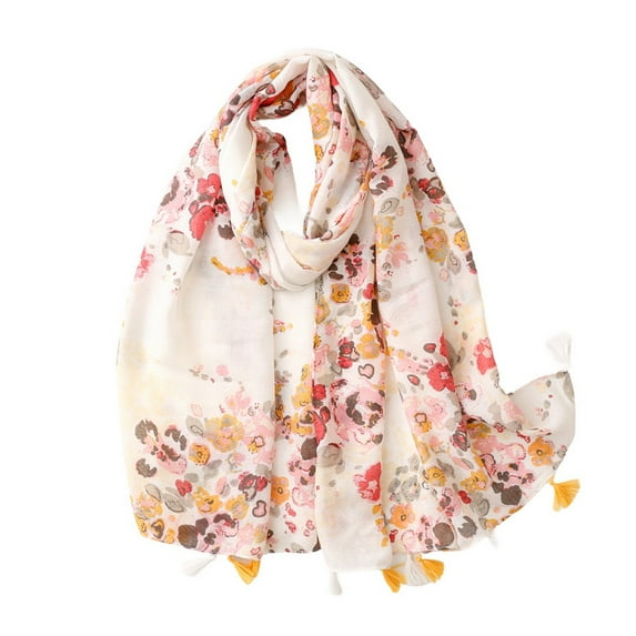 SWSMCLT Women's Boho Cape Pashmina Shawl Scarf Lightweight Fall Fringe ...